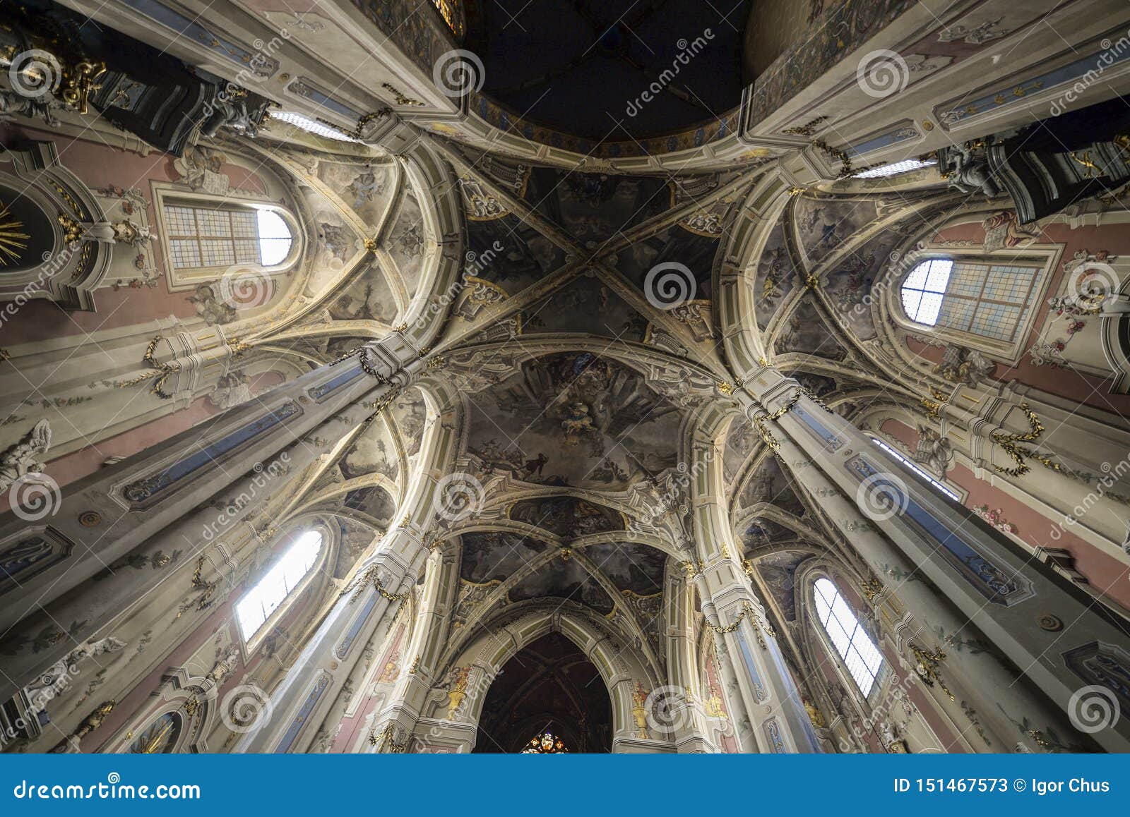 Catholic Cathedral of St. Yuri in Lviv, Ukraine Editorial Stock Photo ...