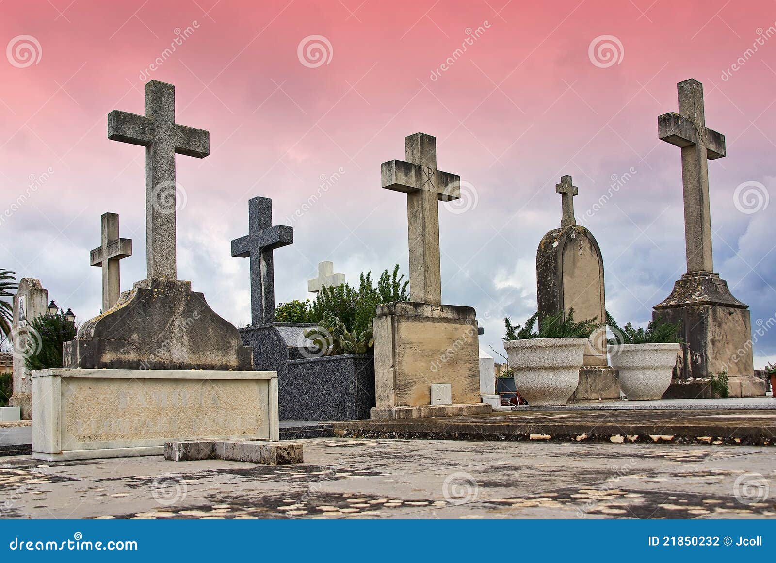 Catholic Cemetery stock photo. Image of life, green, cemetery - 21850232
