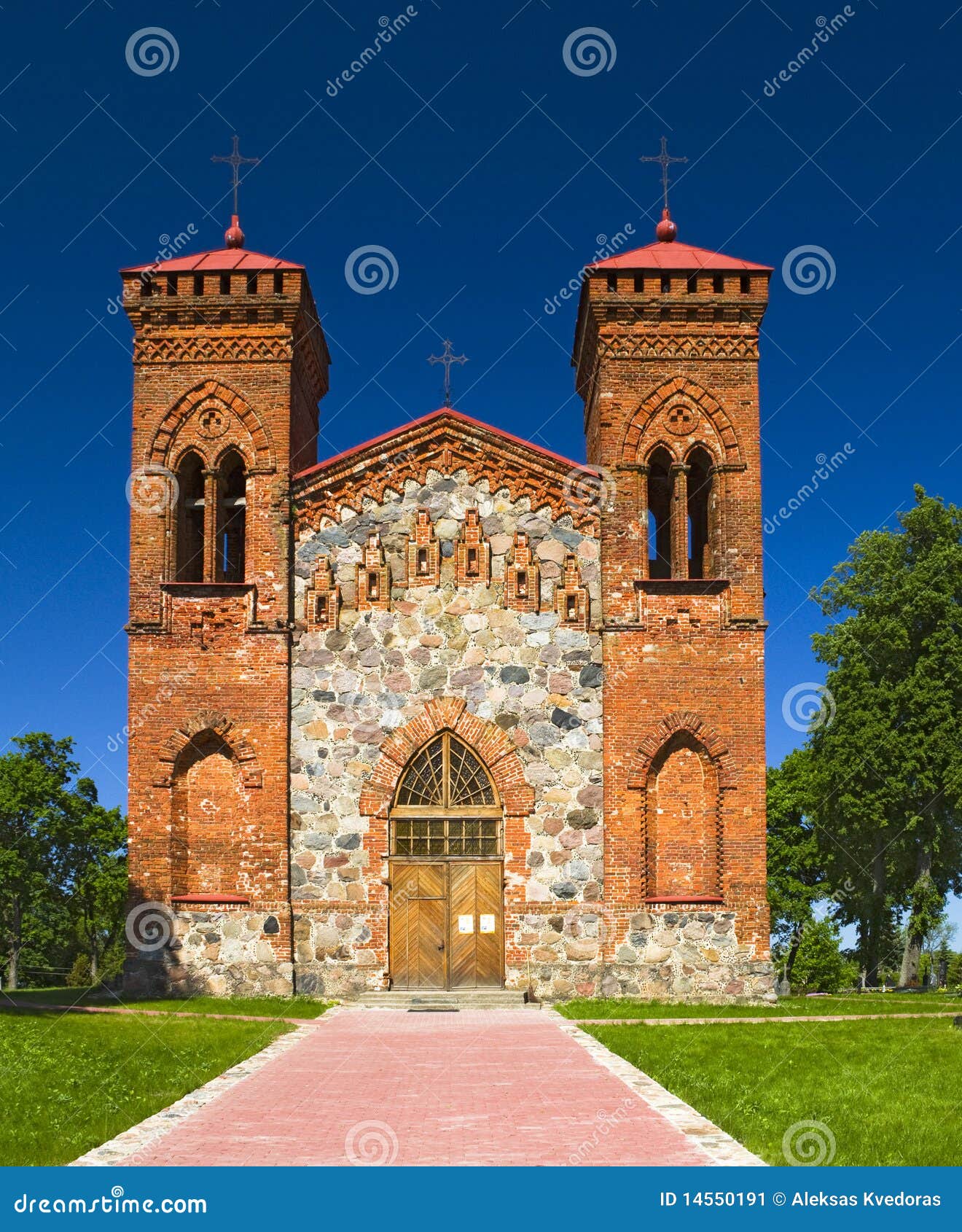 Catholic chapel stock image. Image of chapel, brick, exterior - 14550191