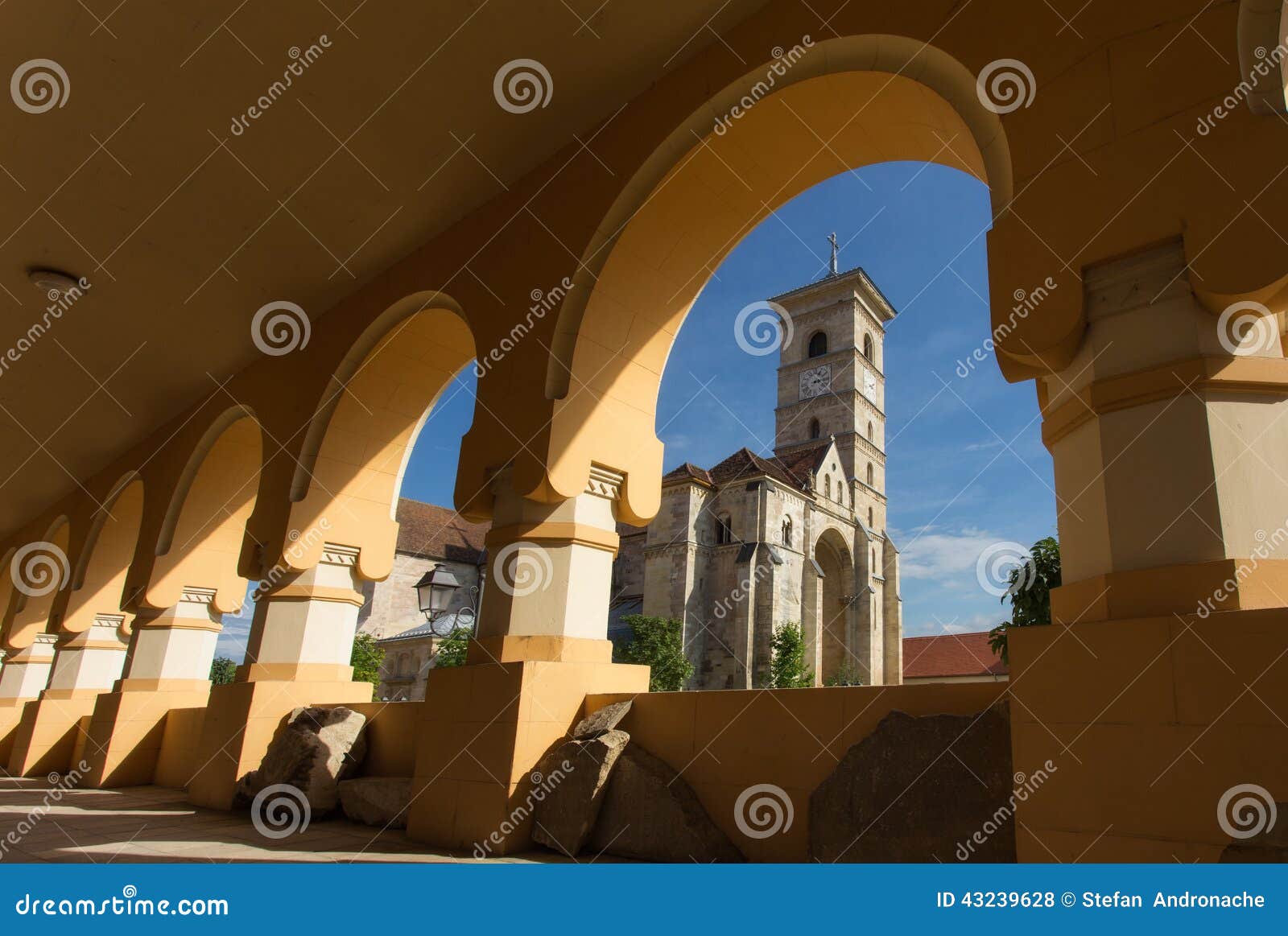 Catholic Church in Alba Iulia, Romania Stock Photo - Image of iulia ...
