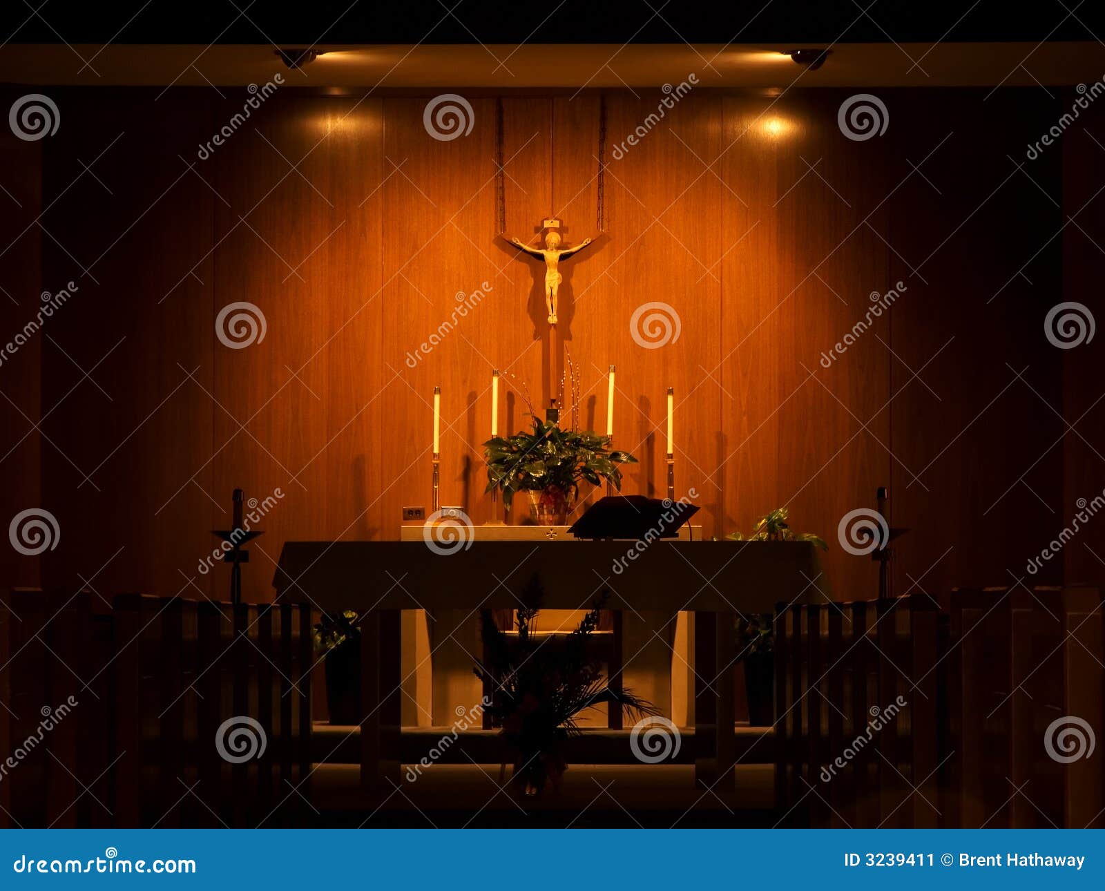 Catholic Church Alter stock image. Image of orange, religious - 3239411