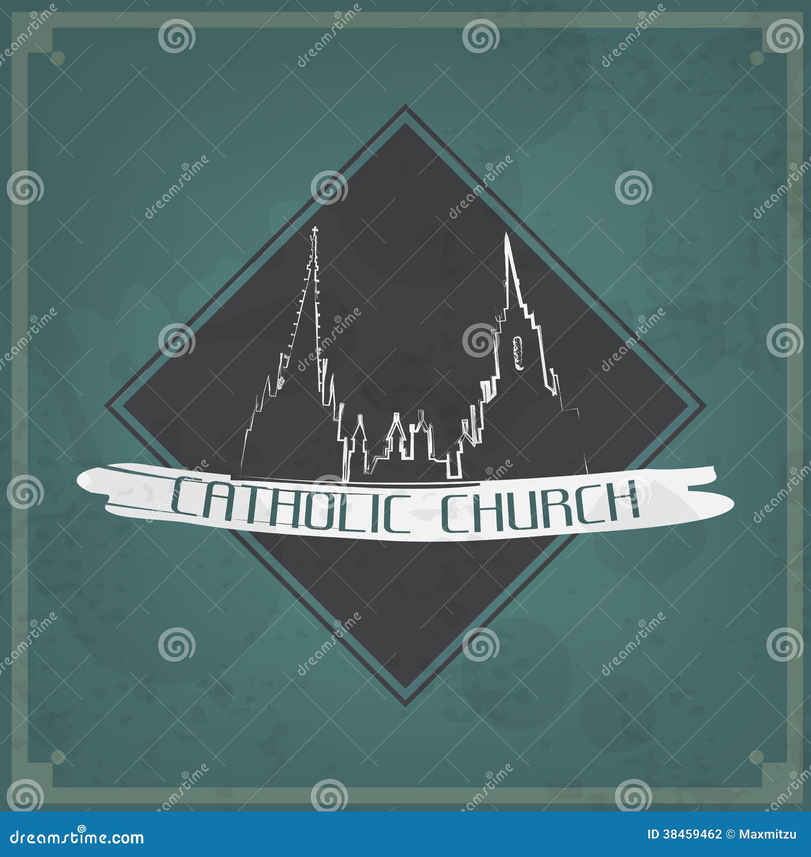 Catholic church background stock vector. Illustration of graphic - 38459462