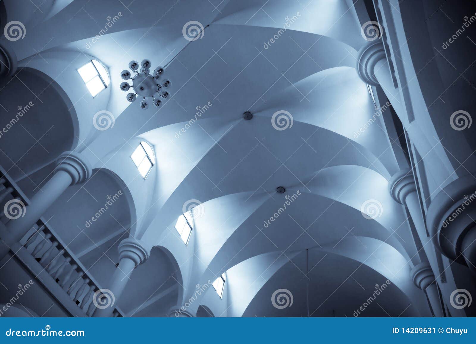 Catholic church ceiling stock image. Image of religion - 14209631