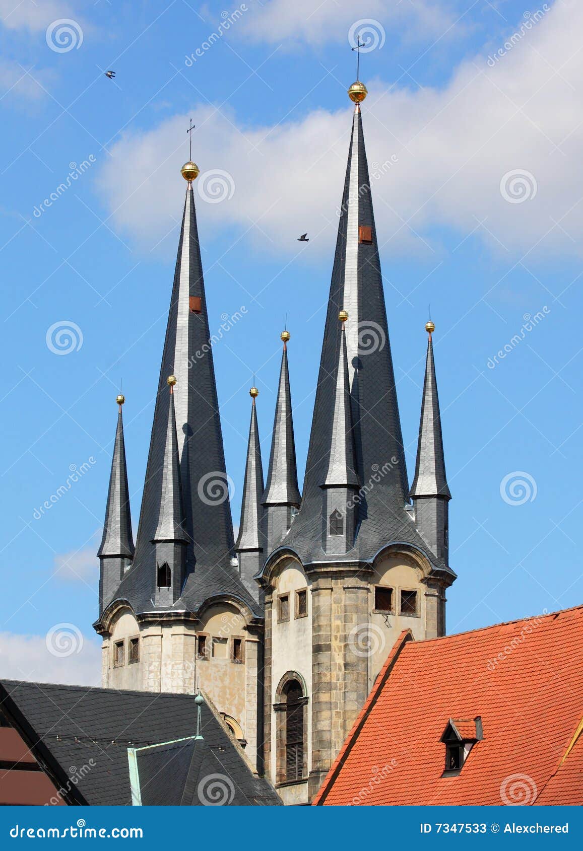 Catholic Church of St. Nicholas, Cheb - Czech Republic Stock Image ...