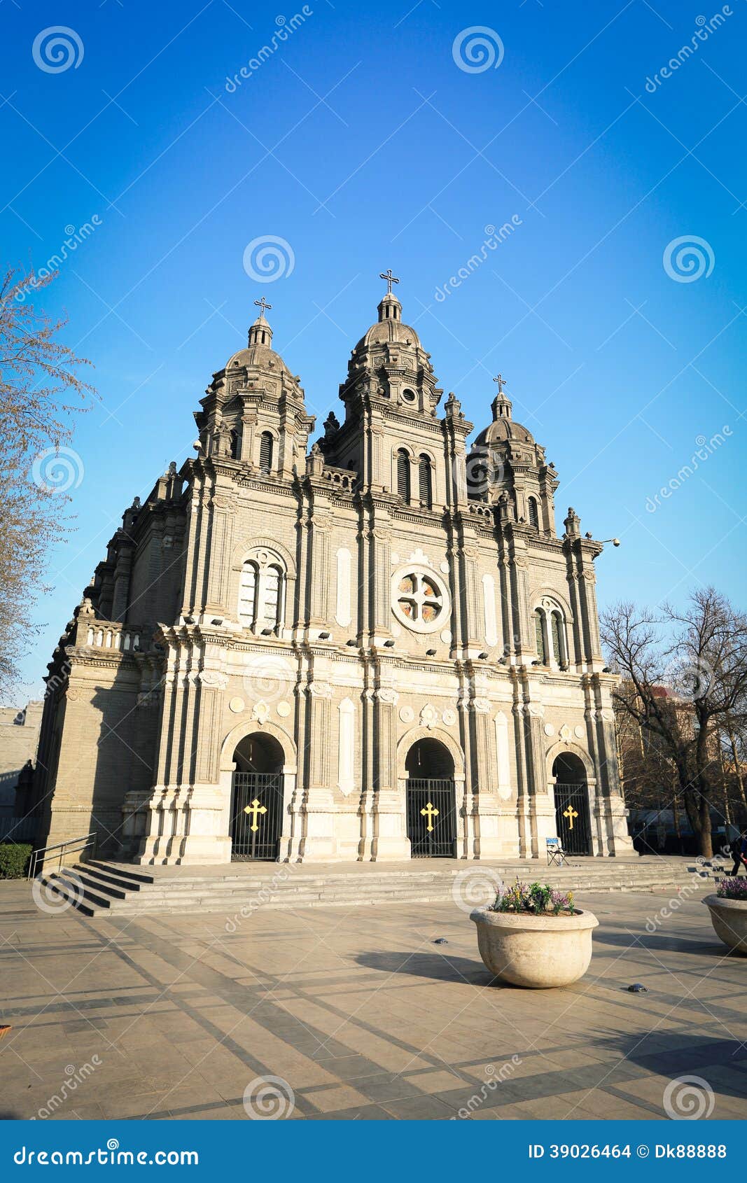 Catholic church stock photo. Image of church, beijing - 39026464
