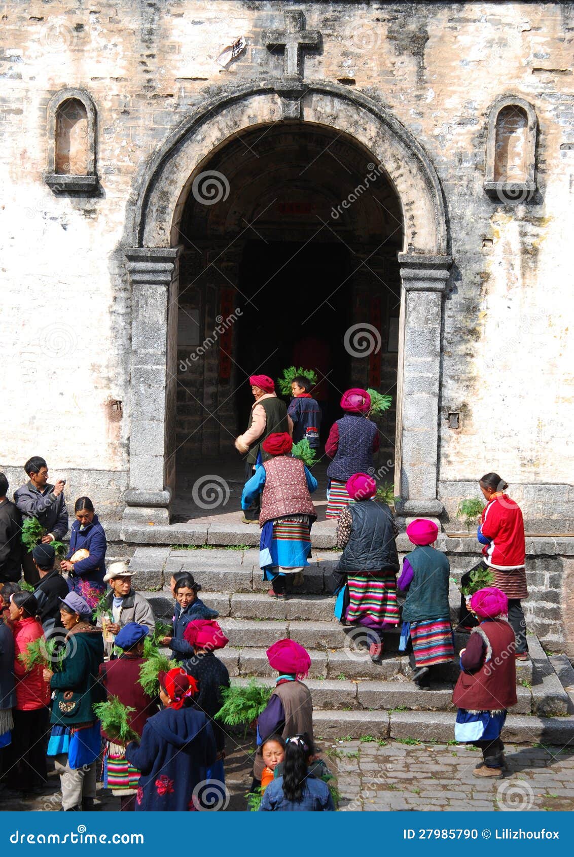 Catholic Church in Chinese Country Editorial Image - Image of ...