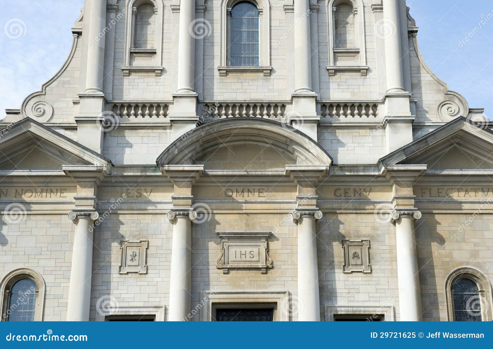 Catholic church exterior stock image. Image of detail - 29721625