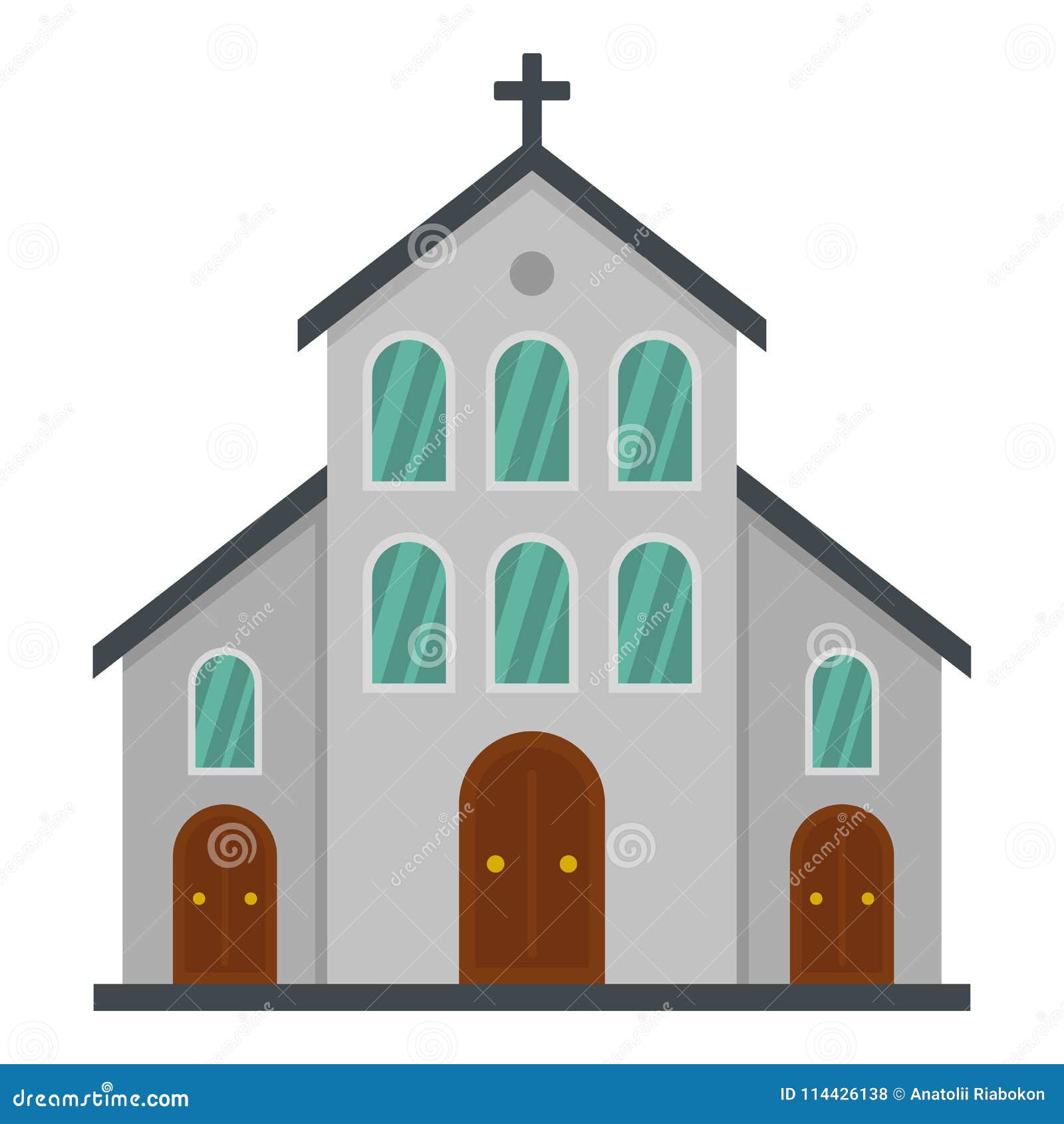 Catholic Church Icon, Flat Style Stock Vector - Illustration of alter ... Catholic Church Icon, Flat Style Stock Vector - Illustration of alter ...