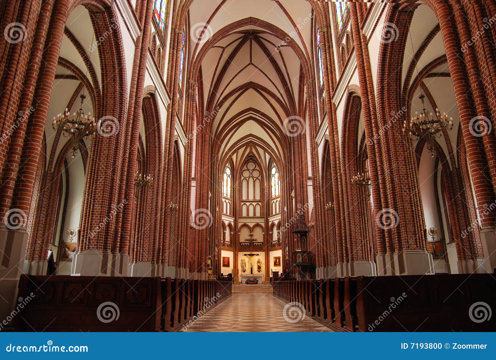 Catholic church inside editorial image. Image of light - 7193800