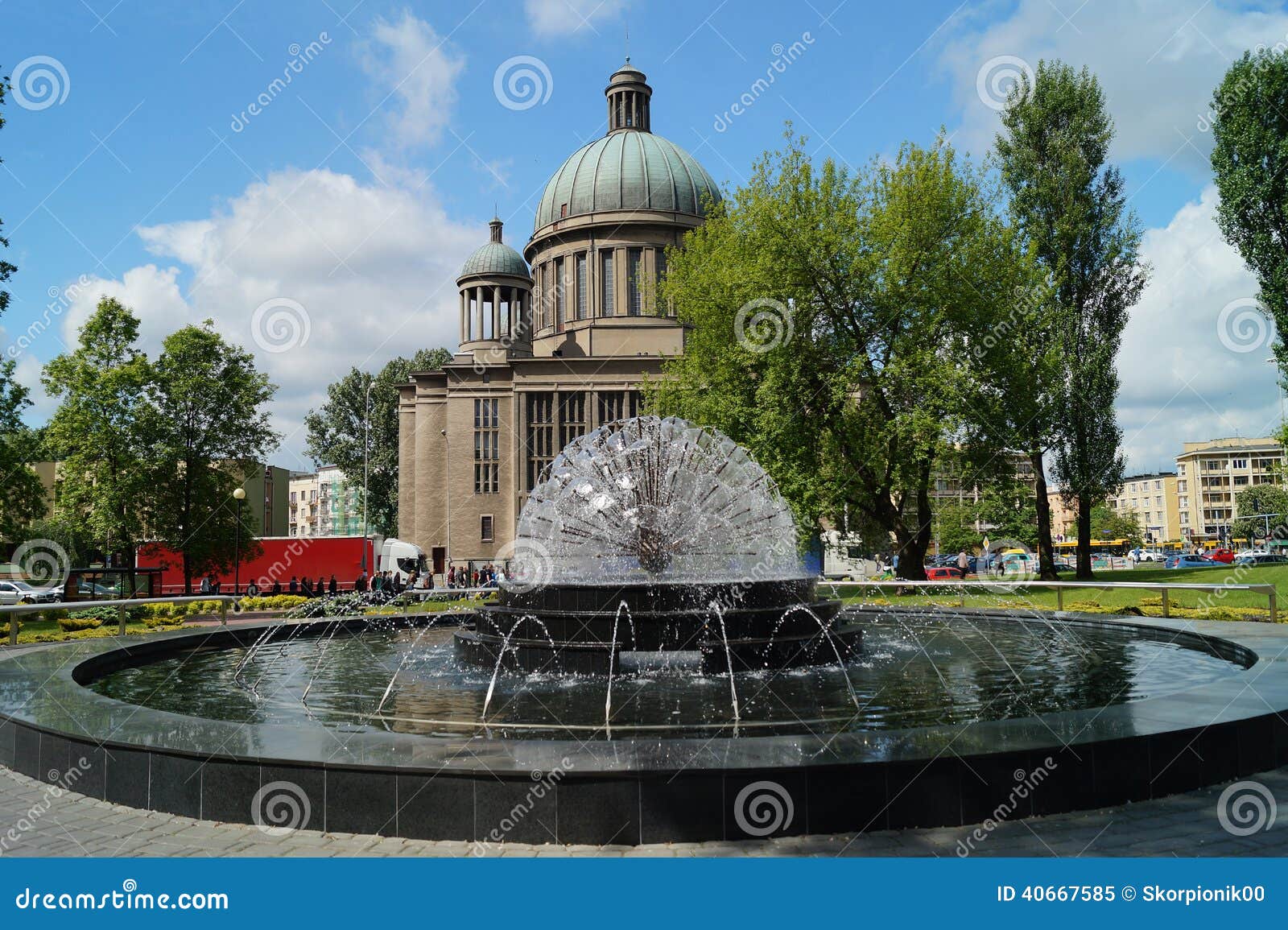 The Catholic Church in Lodz Stock Image - Image of external, holy: 40667585