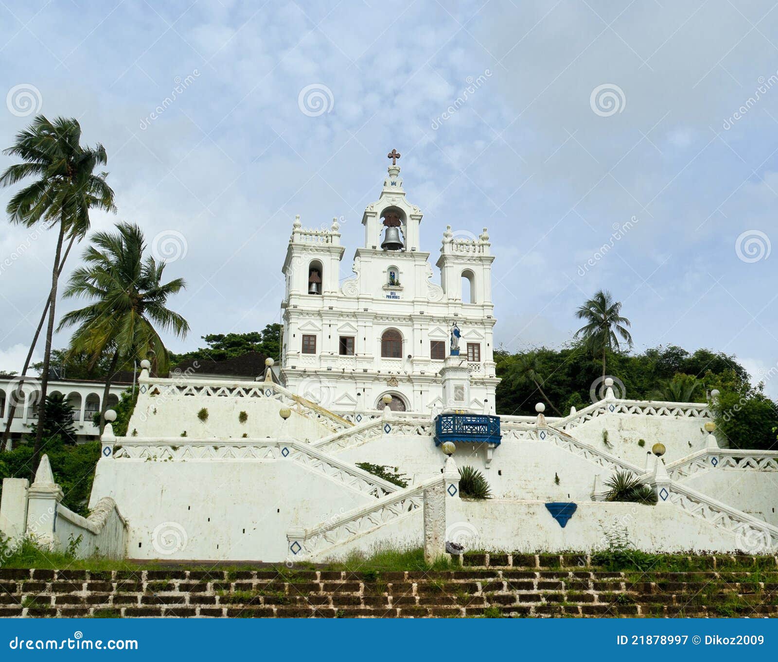 Catholic Church in Panjim. Goa Stock Image - Image of landmark ...