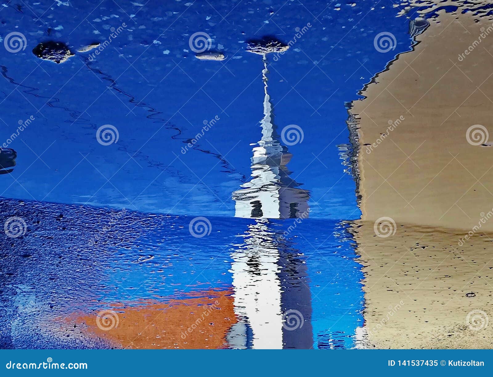 Catholic Church reflection stock image. Image of architecture - 141537435