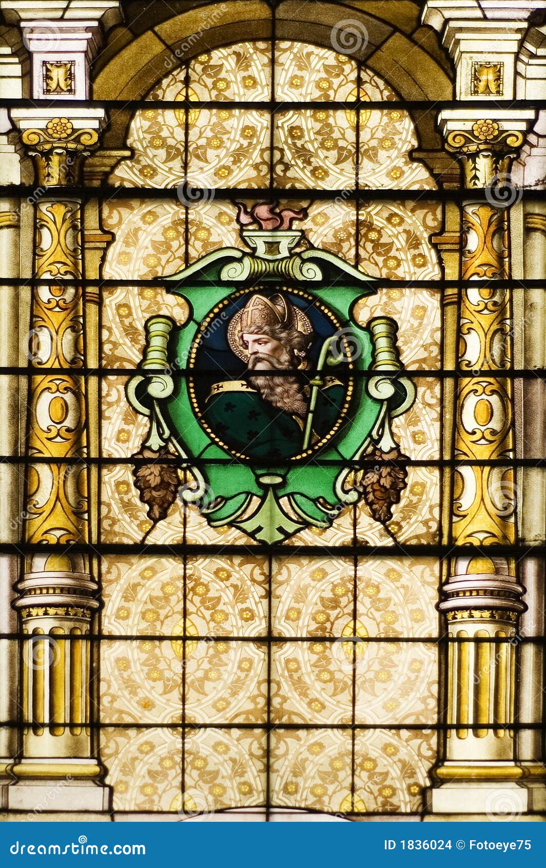 Catholic Church Stained Windows Stock Photo - Image of church, glass ...