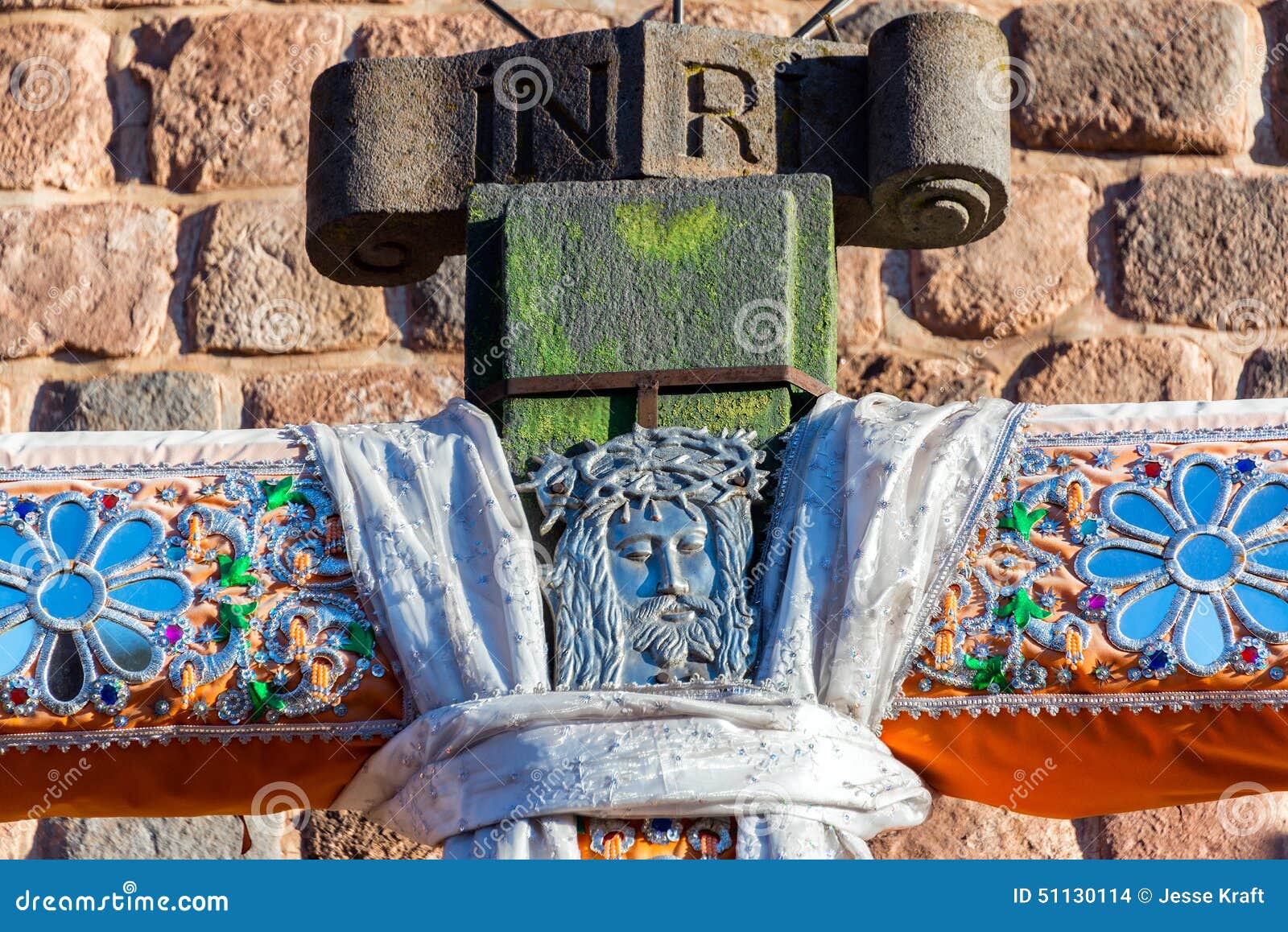Catholic Cross Closeup stock photo. Image of square, church - 51130114