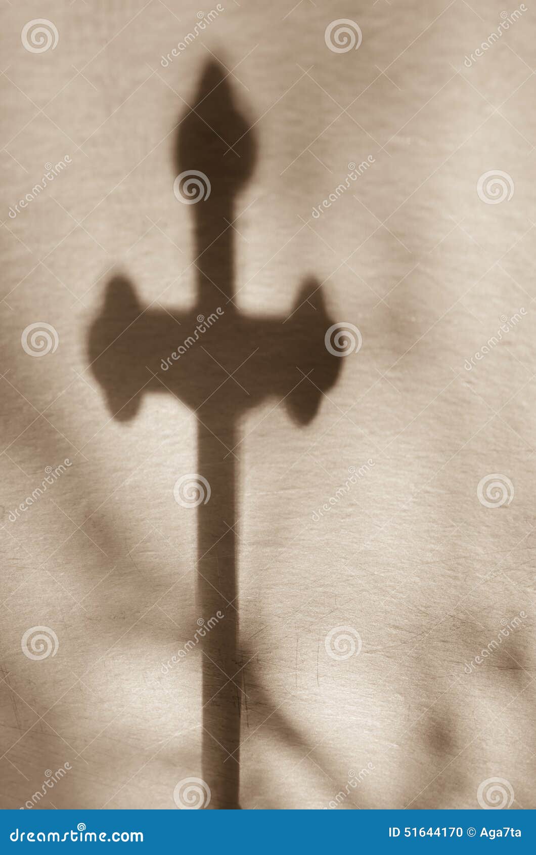 Catholic cross shadow stock photo. Image of jesus, religion - 51644170
