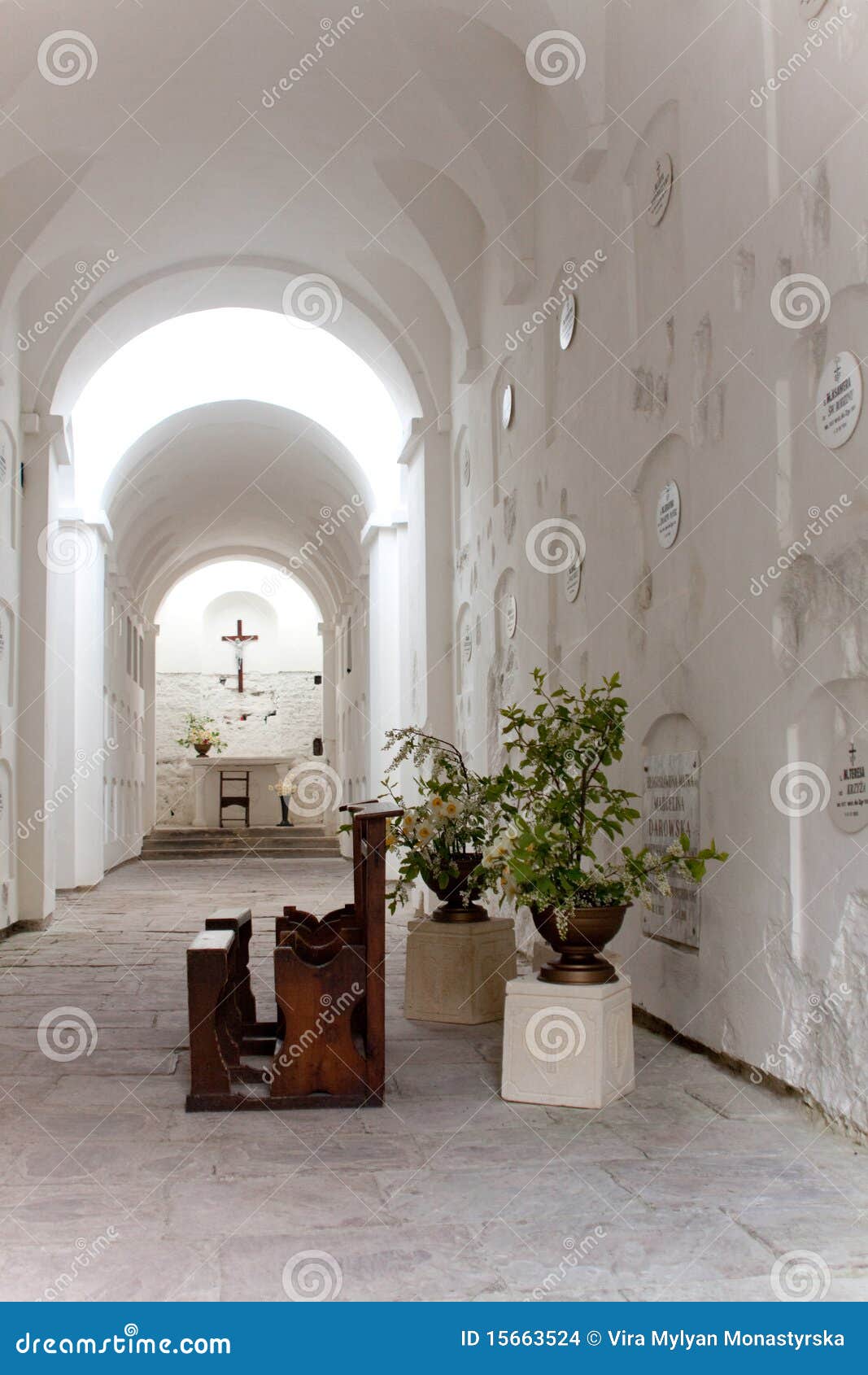 Catholic crypt stock photo. Image of classical, cross - 15663524