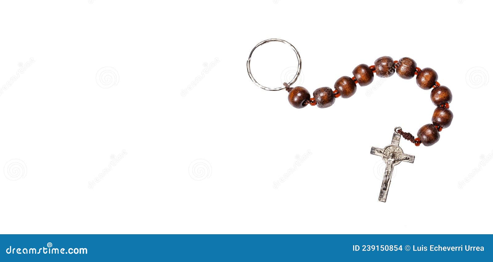 Catholic Denarius and Crucifix on White Background Stock Photo - Image ...