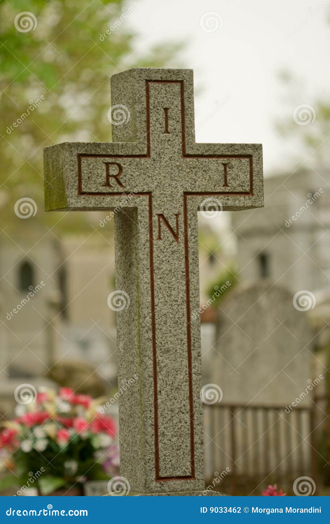 Catholic grave stock photo. Image of burial, tomb, inri - 9033462
