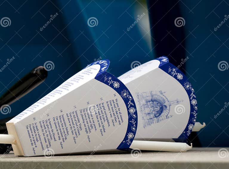 Catholic Mass Candles stock image. Image of grotto, white - 4702359