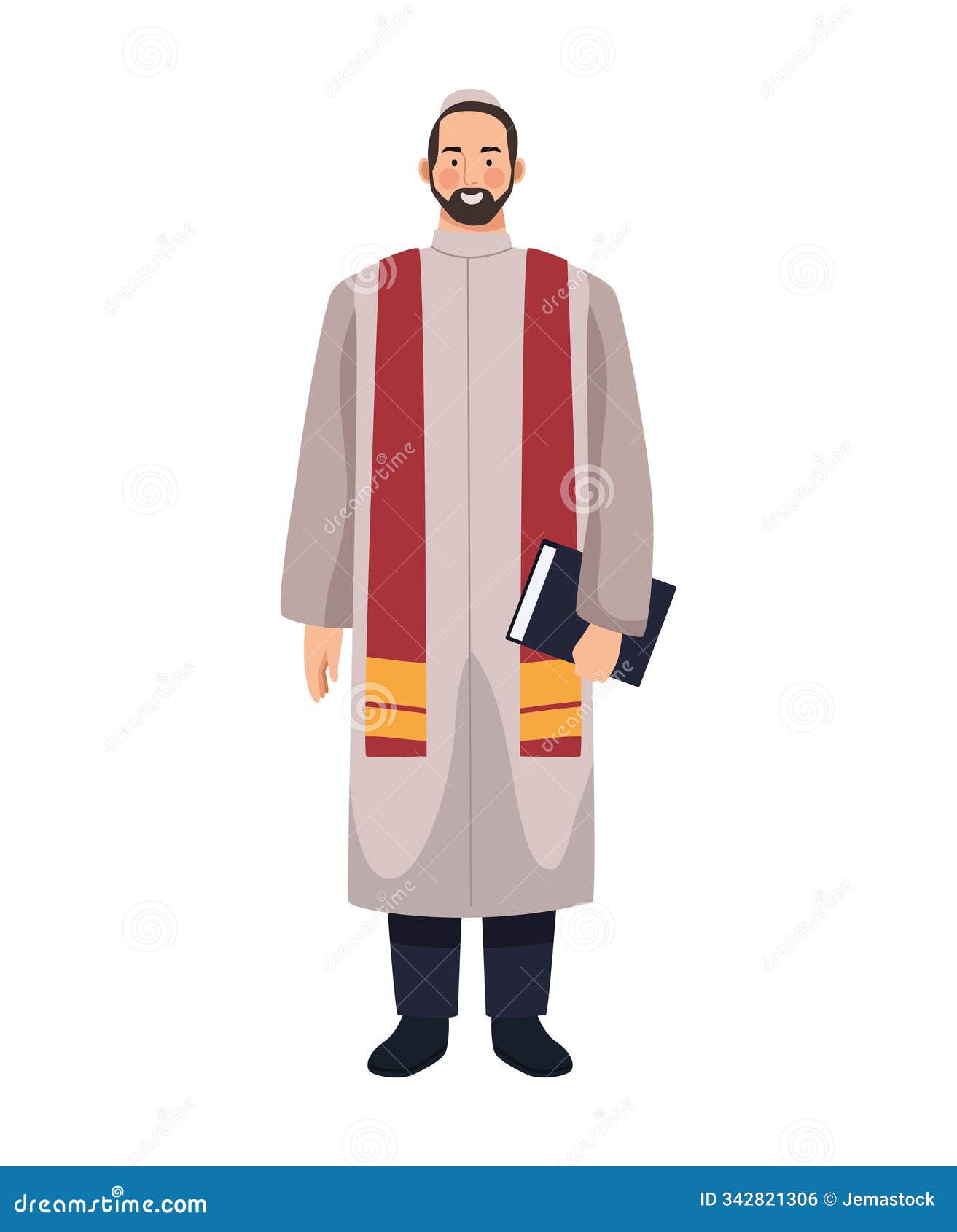 Priest Character Blessing Praying Man, Catholic Preacher, Holy Father ...