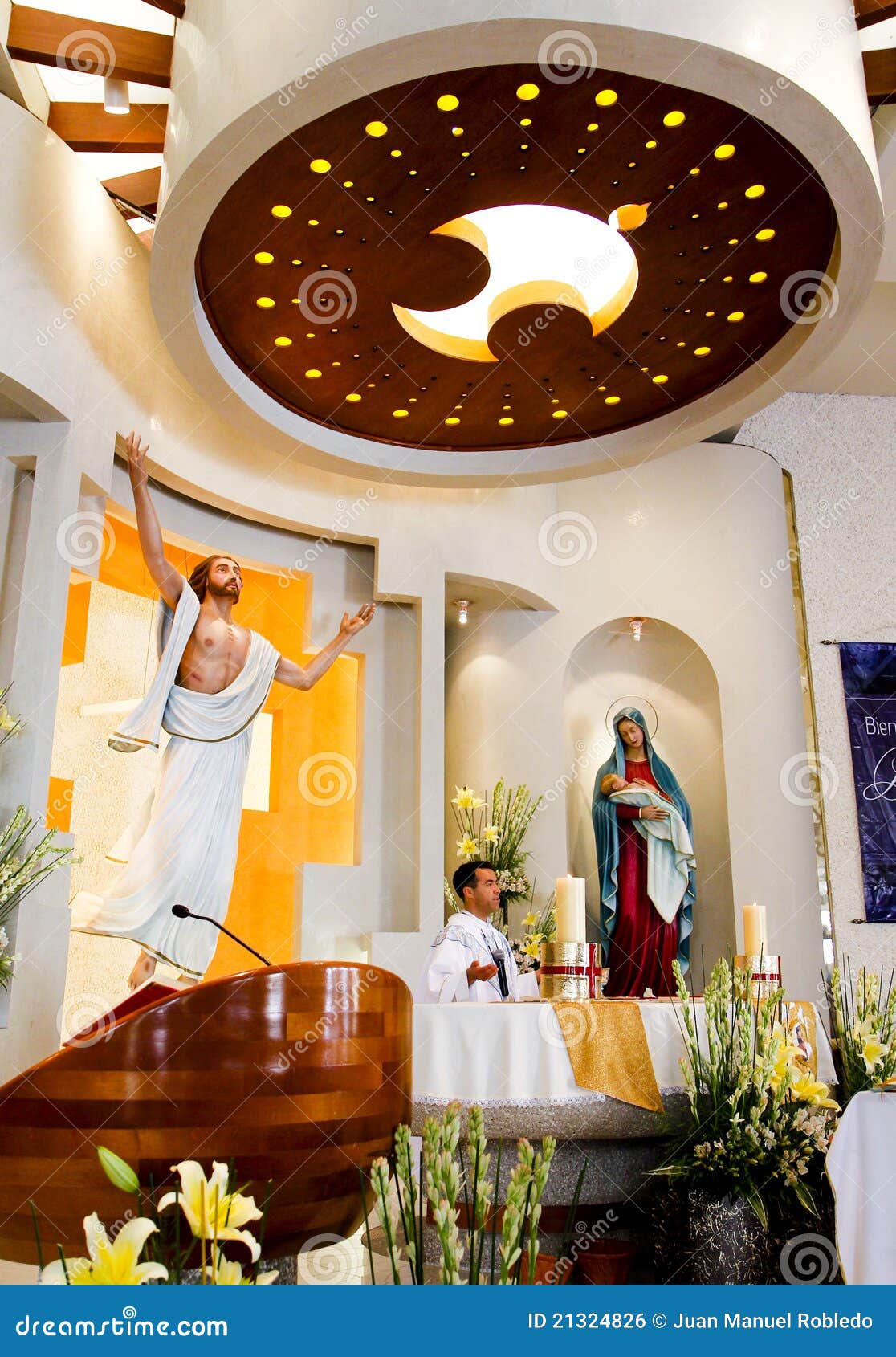 A Catholic Priest Performed a Religious Service Editorial Photo - Image ...