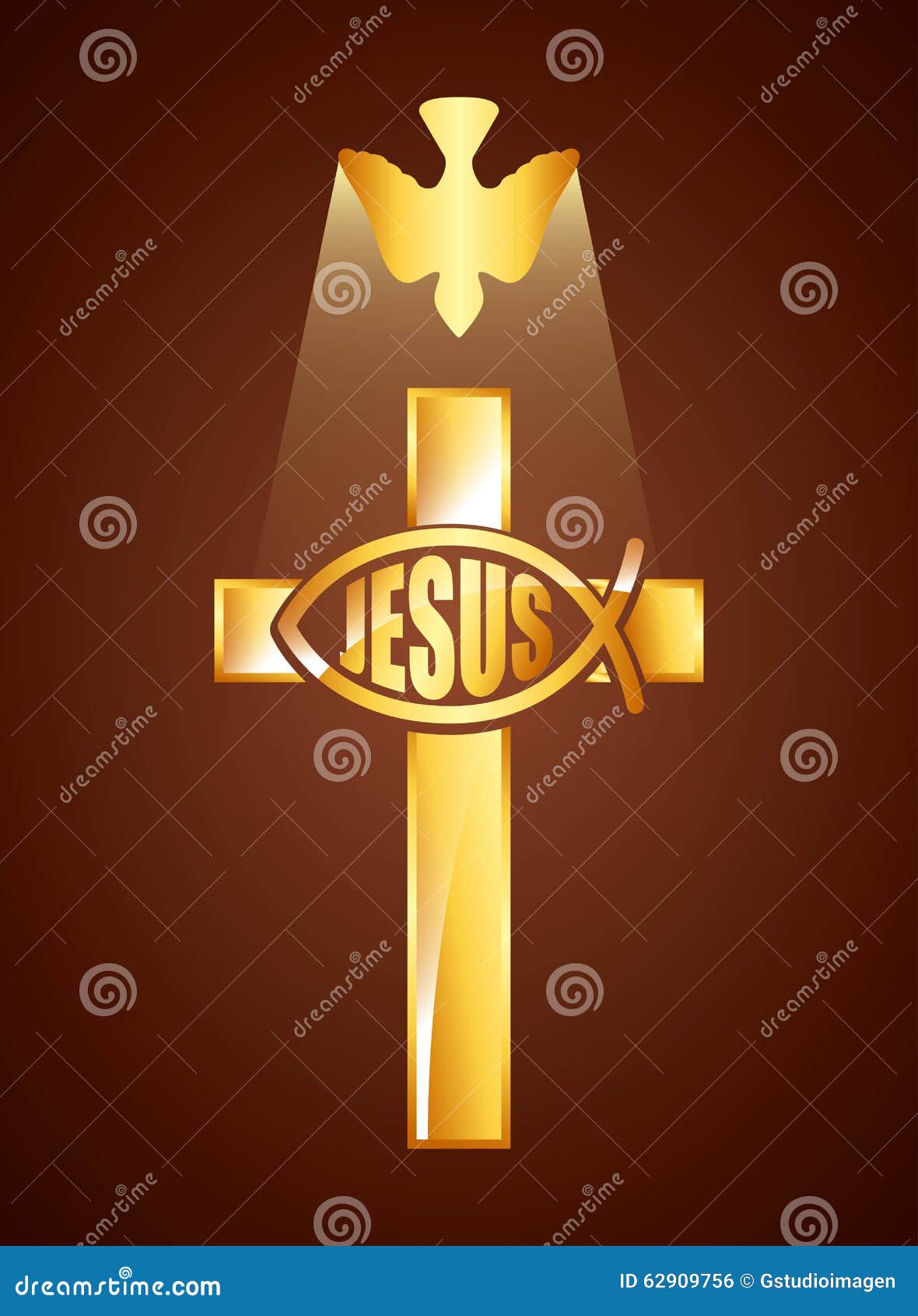 Catholic religion design stock vector. Illustration of sign - 62909756