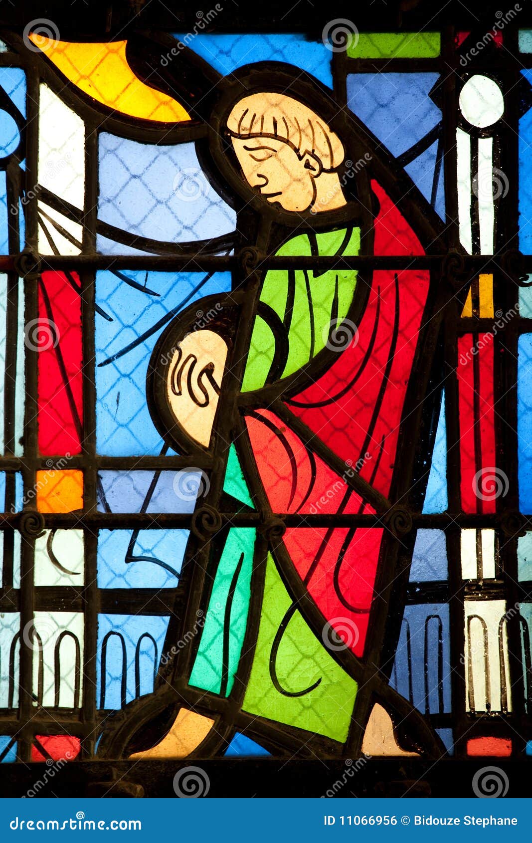 Catholic stained glass stock photo. Image of icon, symbol - 11066956