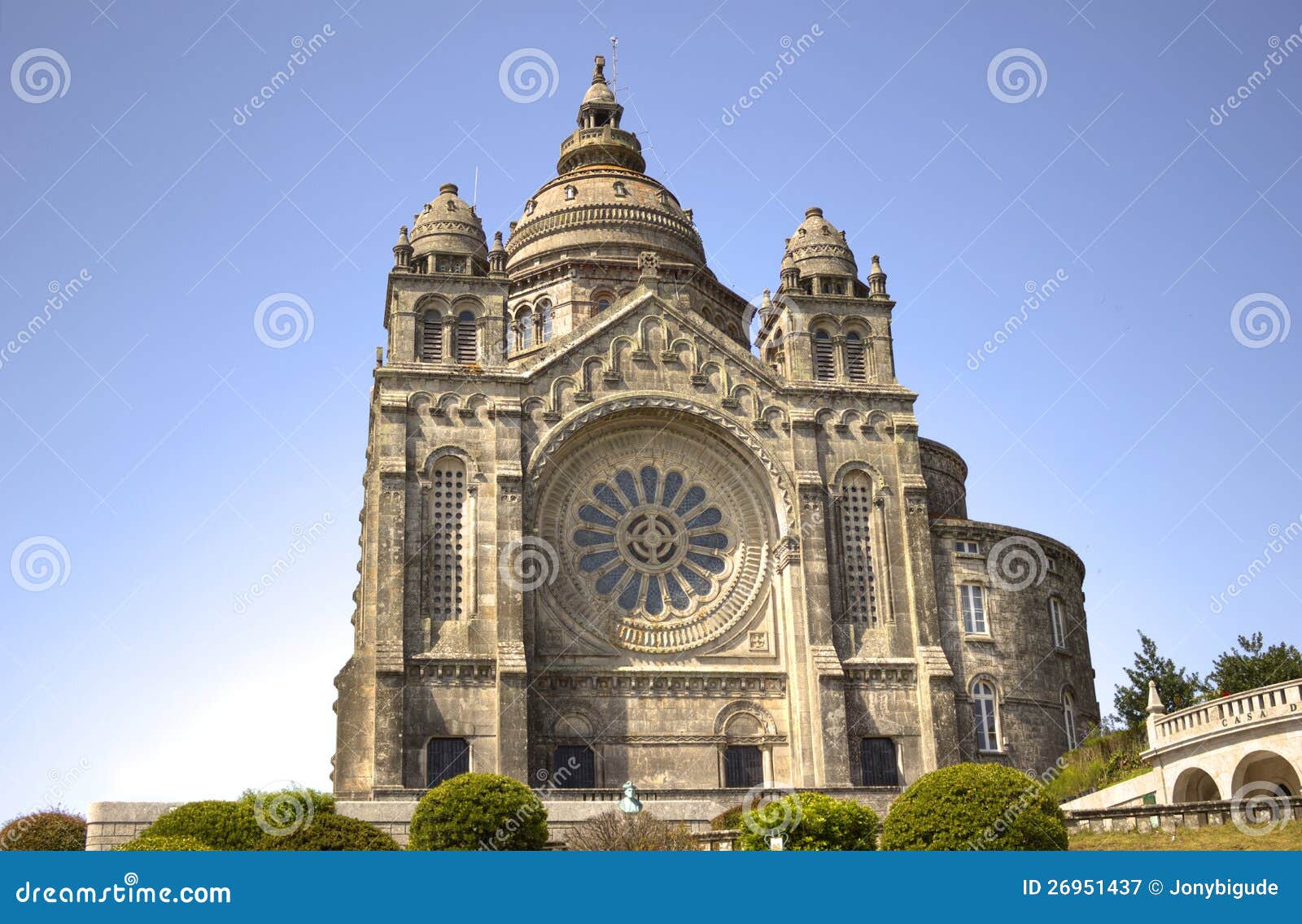 A Catholic Temple of Santa Luzia Stock Image - Image of north, antique ...