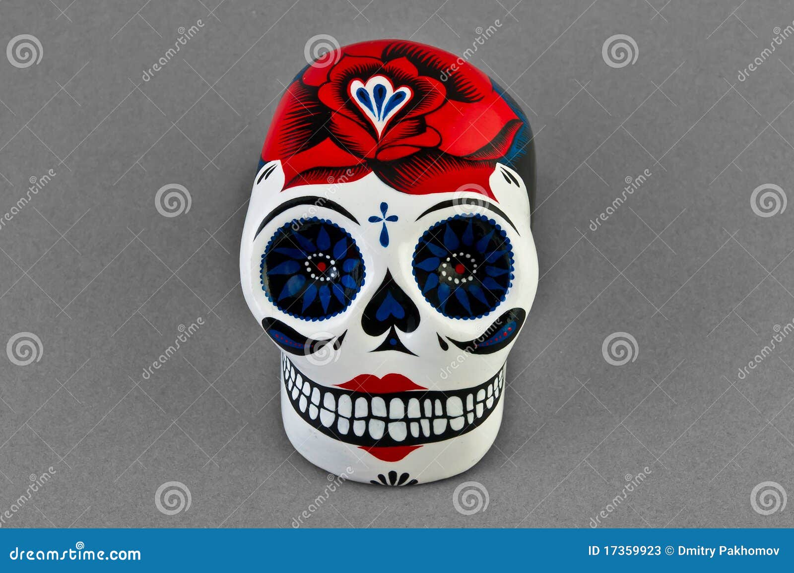 Catrina calavera stock image. Image of clay, multi, face - 17359923