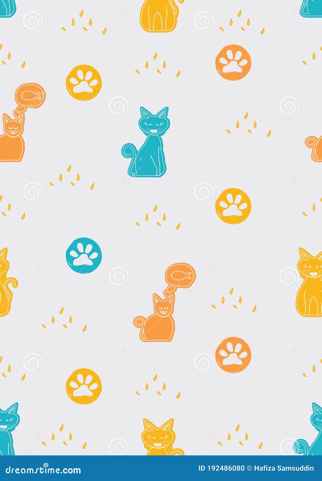 Cats Background Design. Vector Illustration Decorative Design Stock ...
