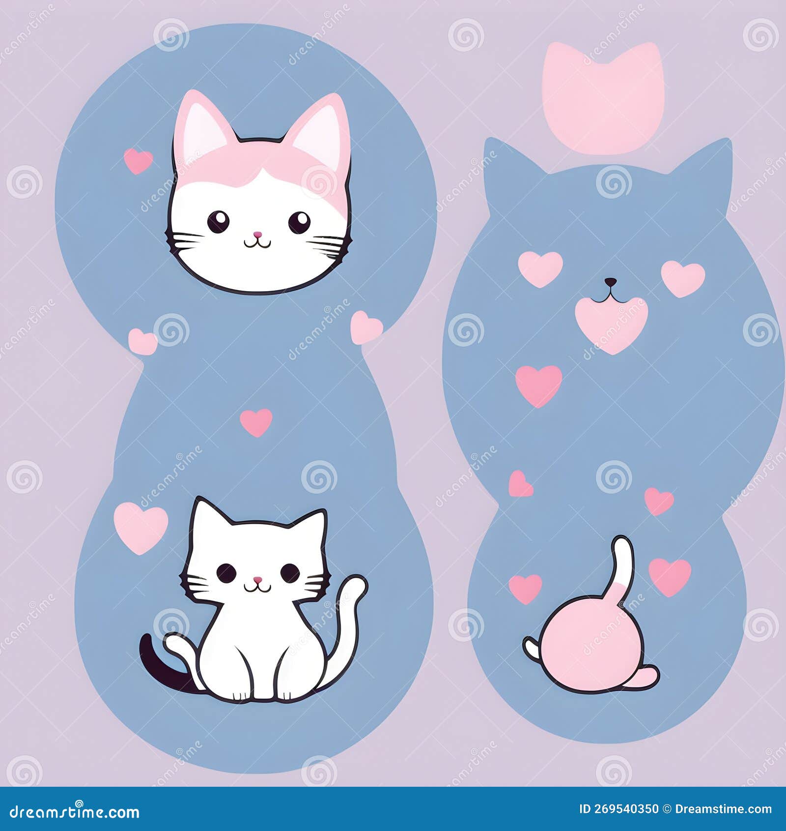 Cats Inside Cats Royalty-Free Stock Image | CartoonDealer.com #269540350