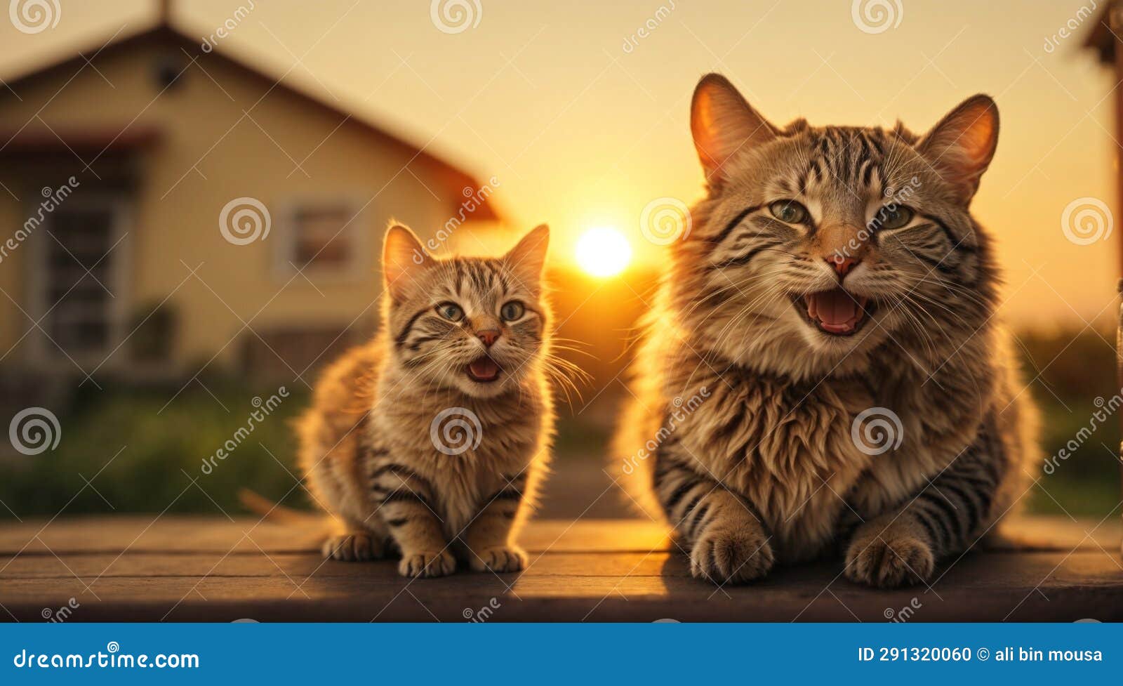 Cats Laughing Very Happily ,cats, Kitty Stock Photo - Image of laughing ...