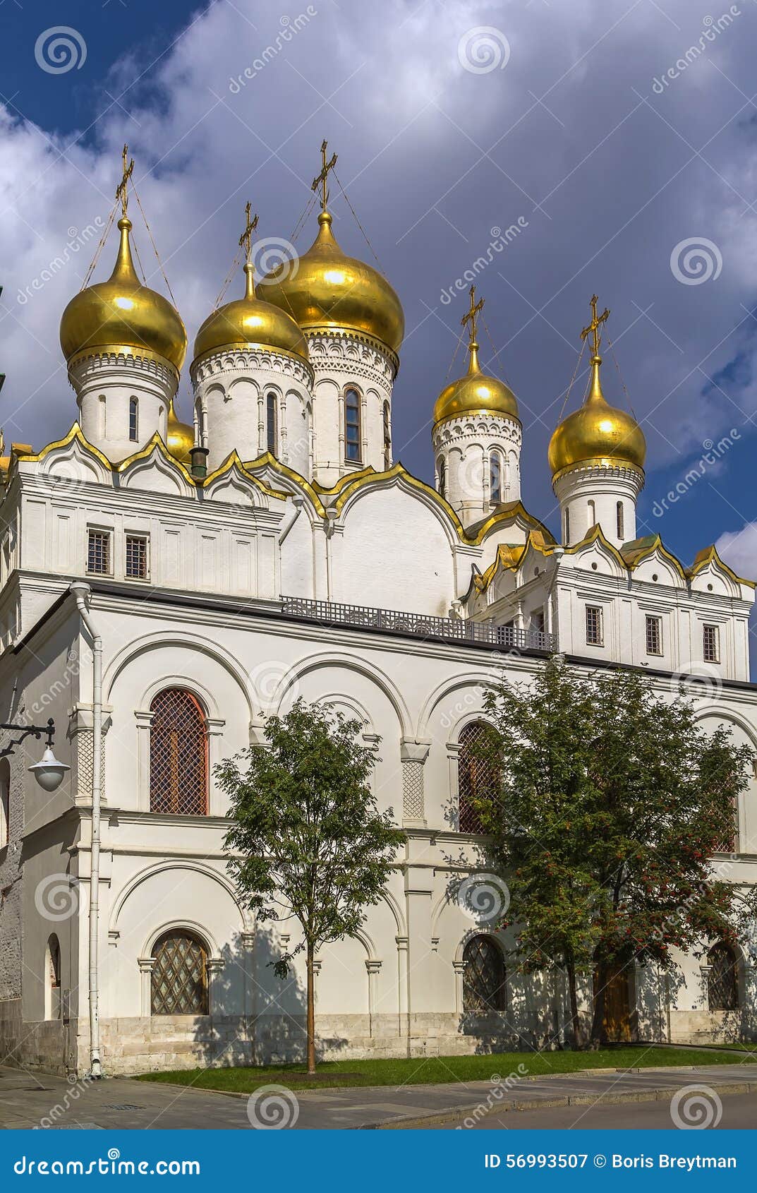 Cattedrale Dell'annuncio, Mosca Immagine Stock - Immagine di dorato ...