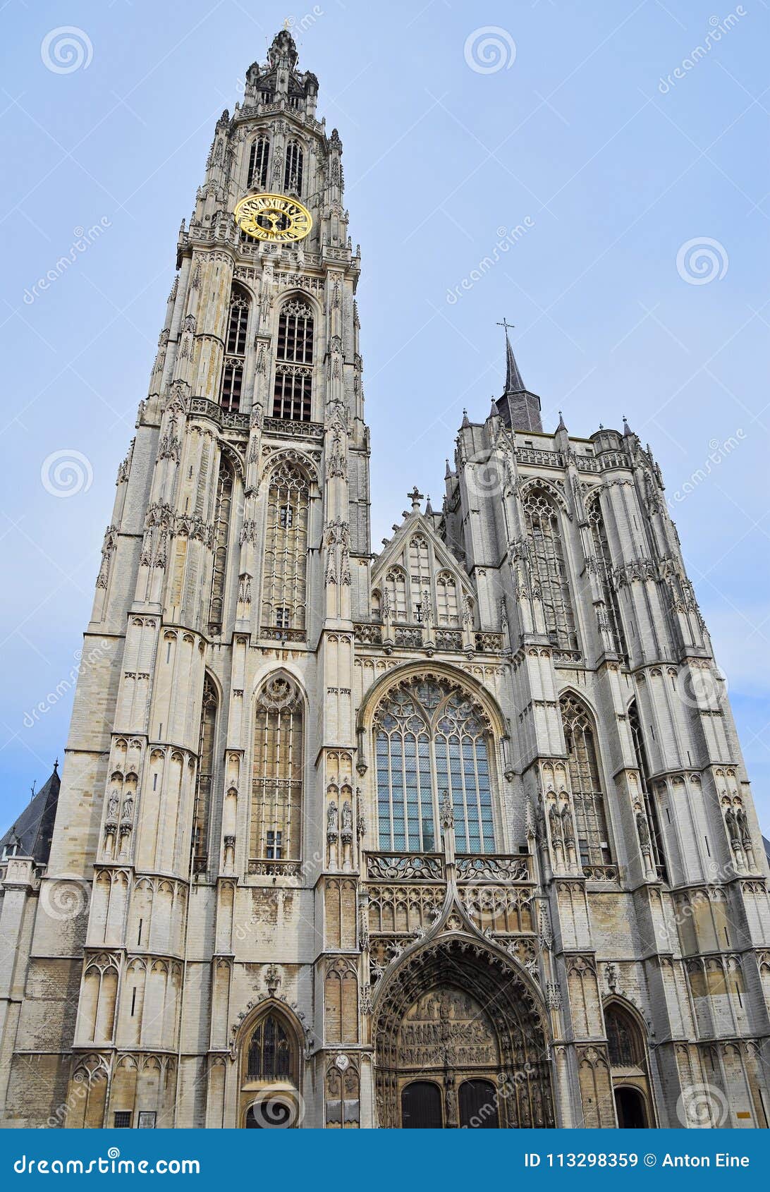 Cattedrale Della Nostra Signora a Anversa, Belgio Immagine Stock ...