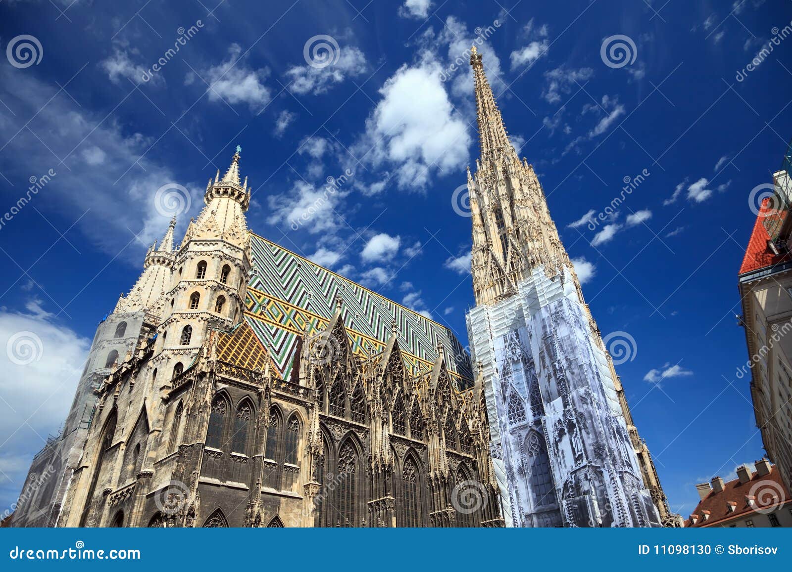 Cattedrale Della St Stephan a Vienna, Austria Fotografia Stock ...