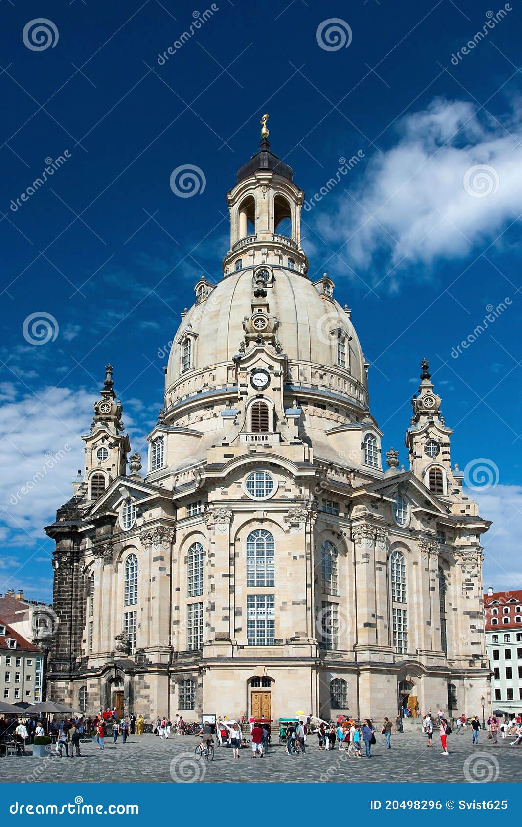 Cattedrale Di Frauenkirche a Dresda Fotografia Editoriale - Immagine di ...
