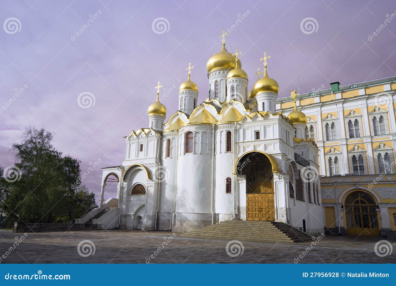 Cattedrale Di Mosca Kremlin Fotografia Stock - Immagine di medioevale ...