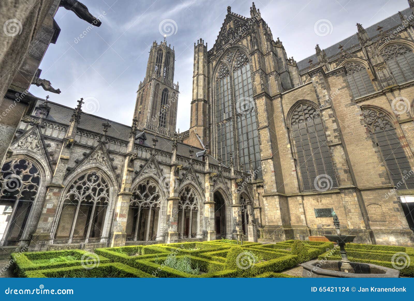 Cattedrale Di Utrecht, Olanda Fotografia Stock - Immagine di medioevale ...