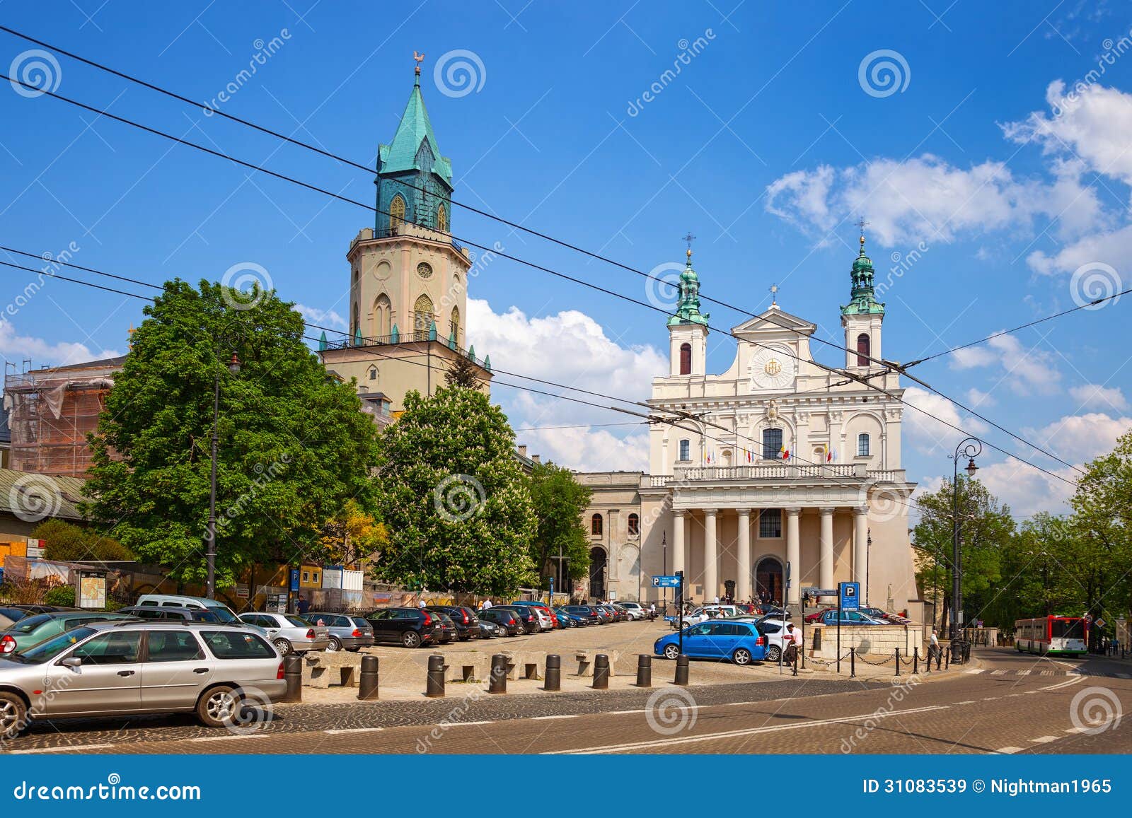 Cattedrale a Lublino immagine stock editoriale. Immagine di vecchio ...