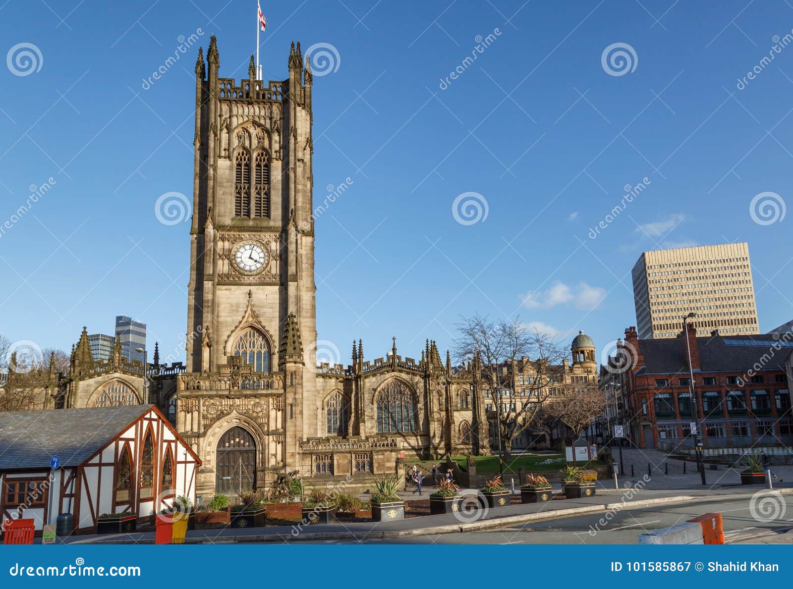 Cattedrale Regno Unito Di Manchester Fotografia Editoriale - Immagine ...