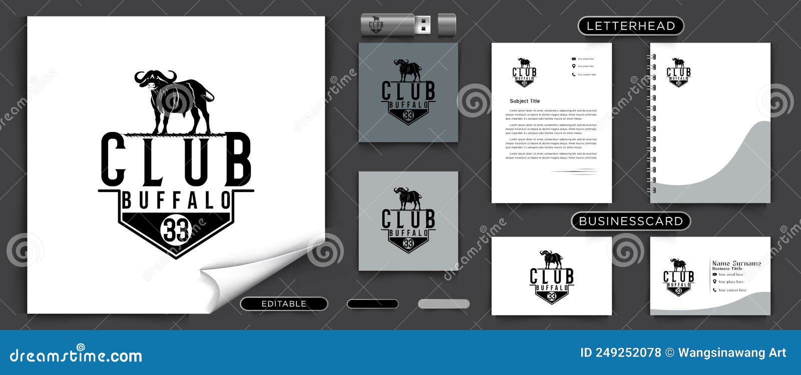 Cattle Beef Emblem Label Logo Design Inspiration Stock Vector ...