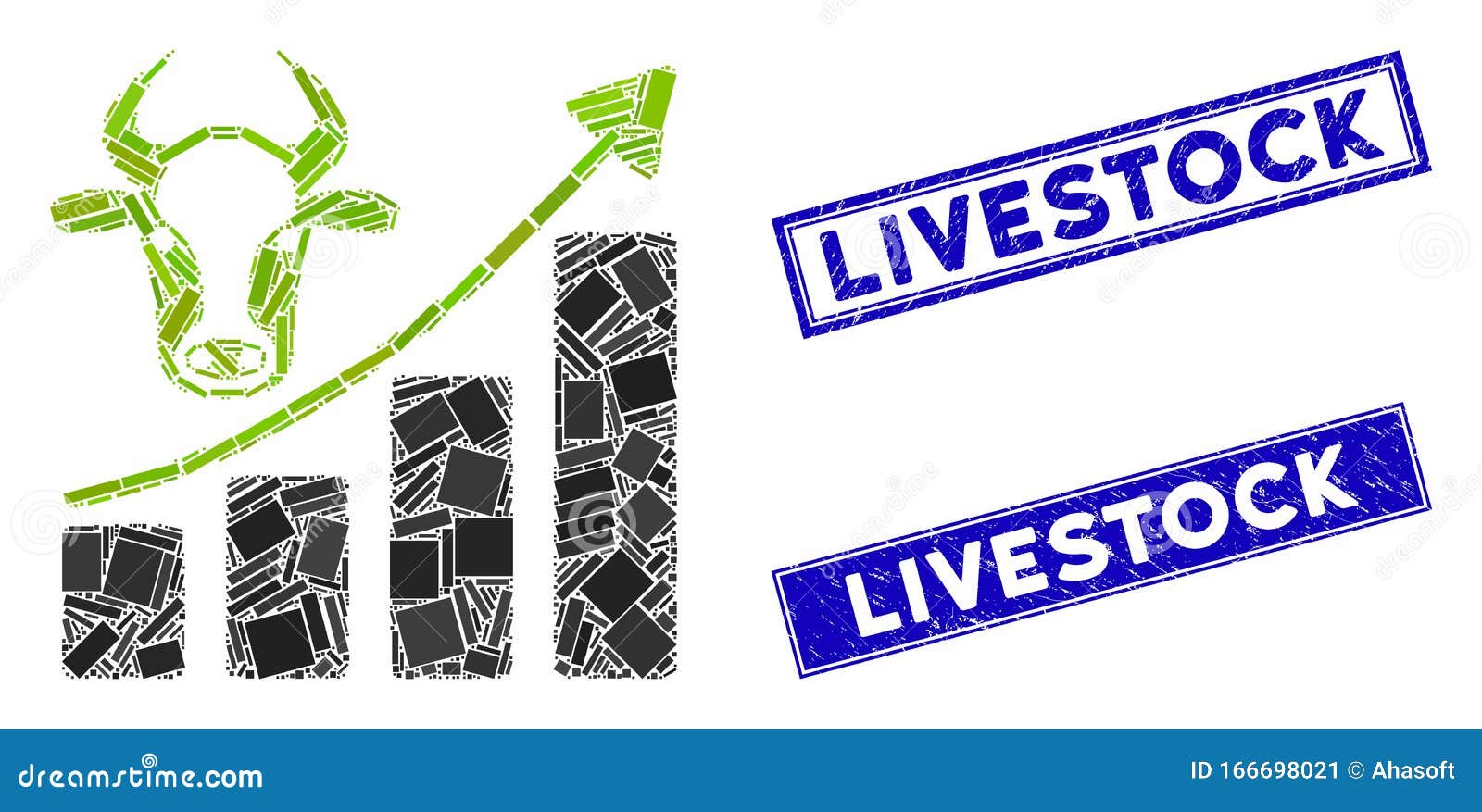 Cattle Chart With Breeds Name Vector Illustration | CartoonDealer.com ...