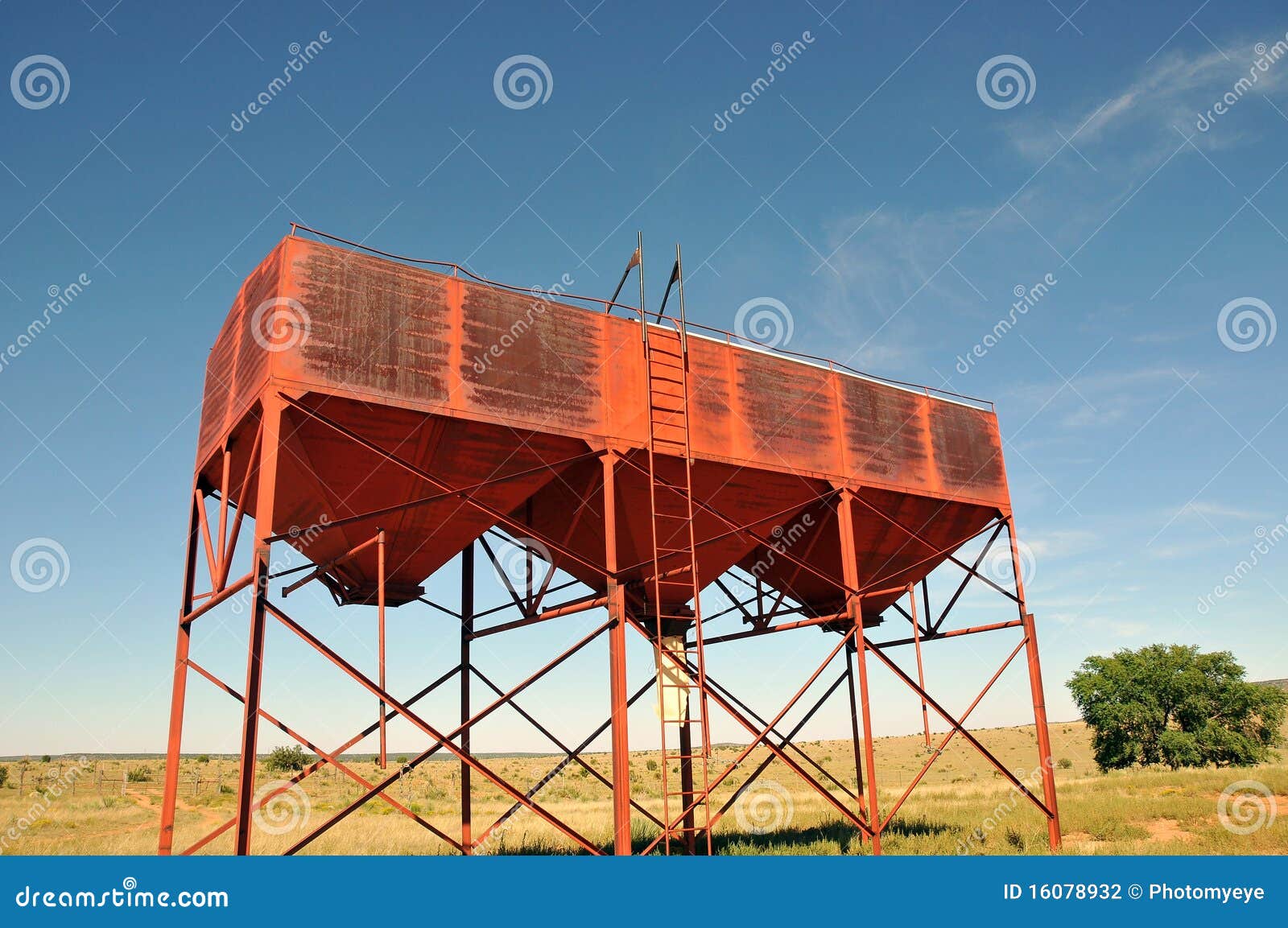 Cattle feed tower stock photo. Image of colourful, scenery - 16078932