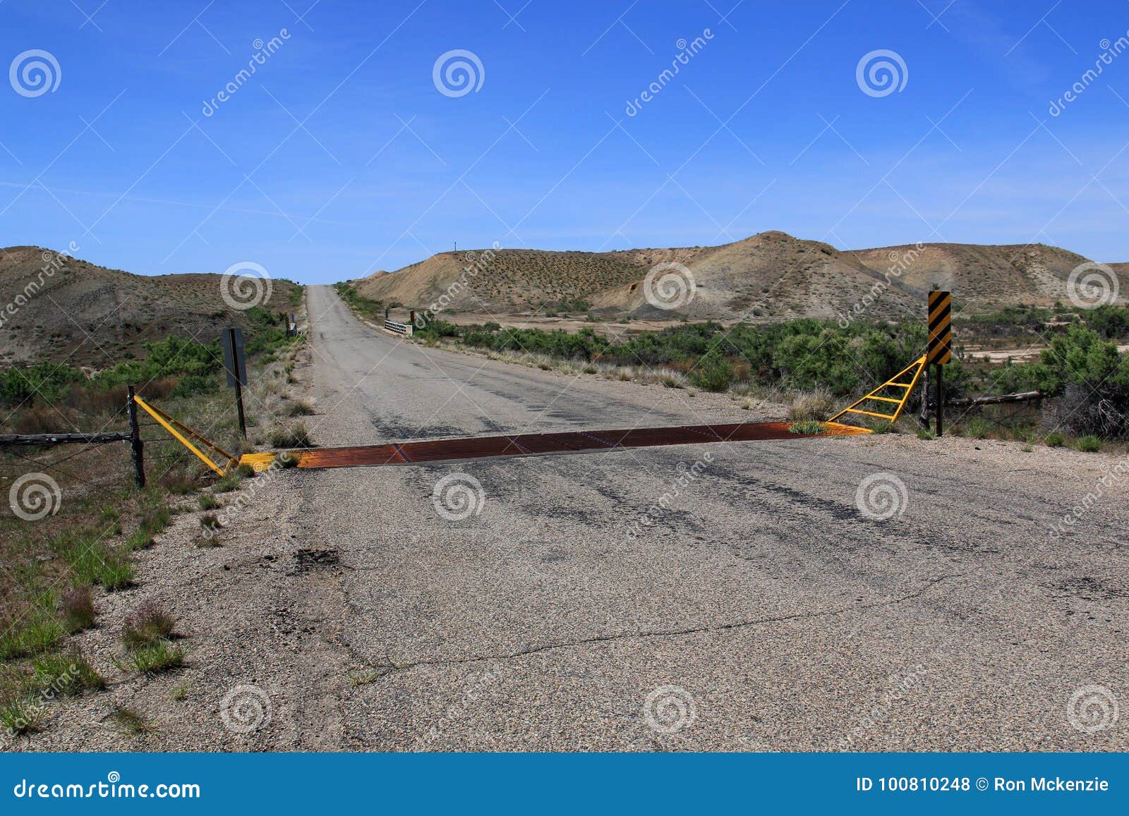 Cattle Guard stock photo. Image of sage, open, cattle - 100810248