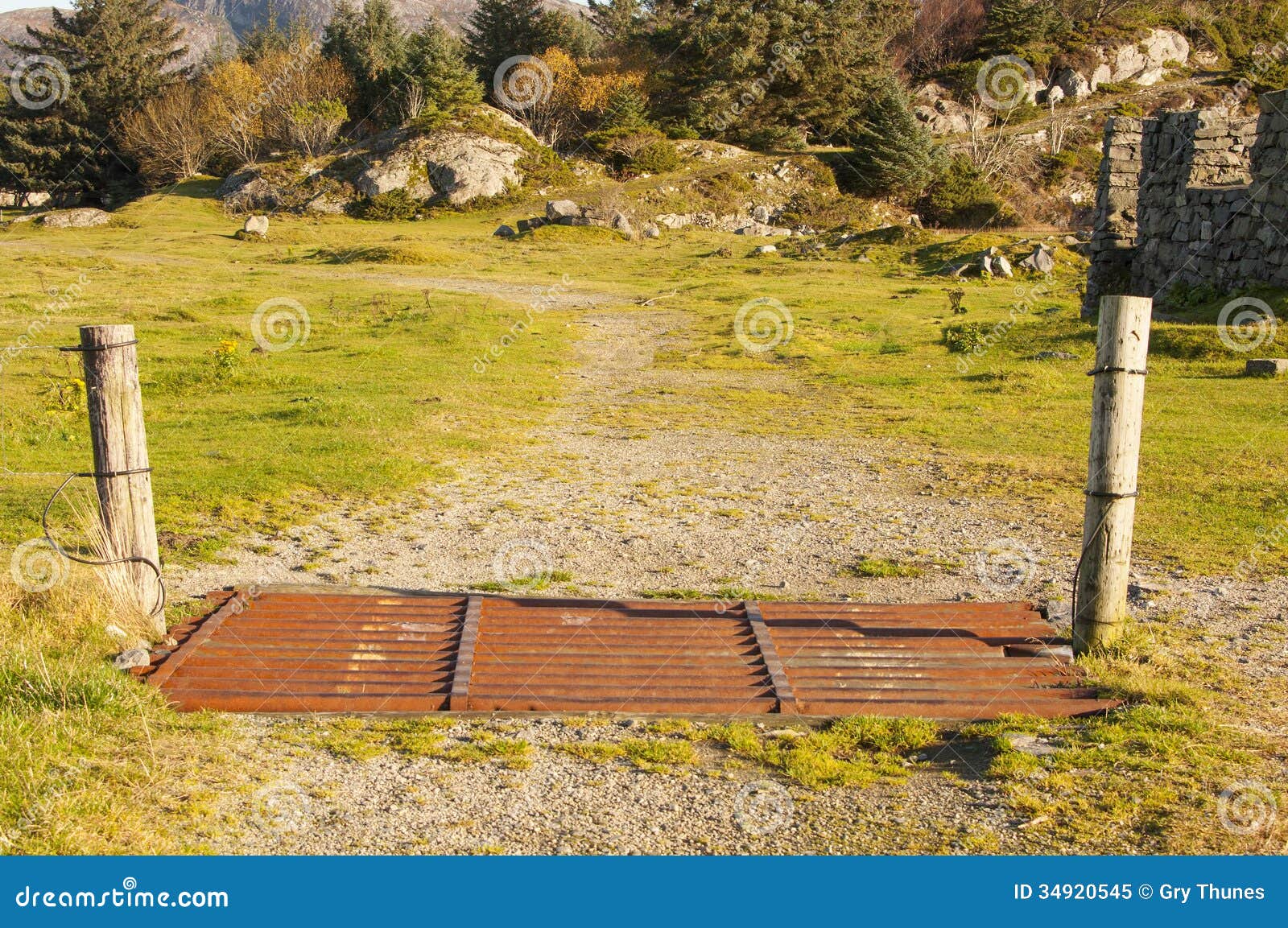 Cattle guard stock image. Image of nature, countryside - 34920545