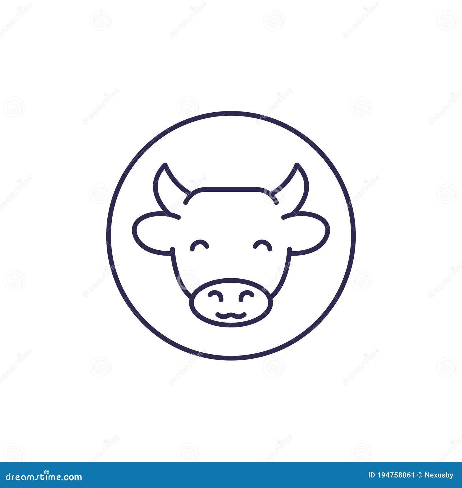 The Cattle Icon Royalty-Free Stock Image | CartoonDealer.com #177348850