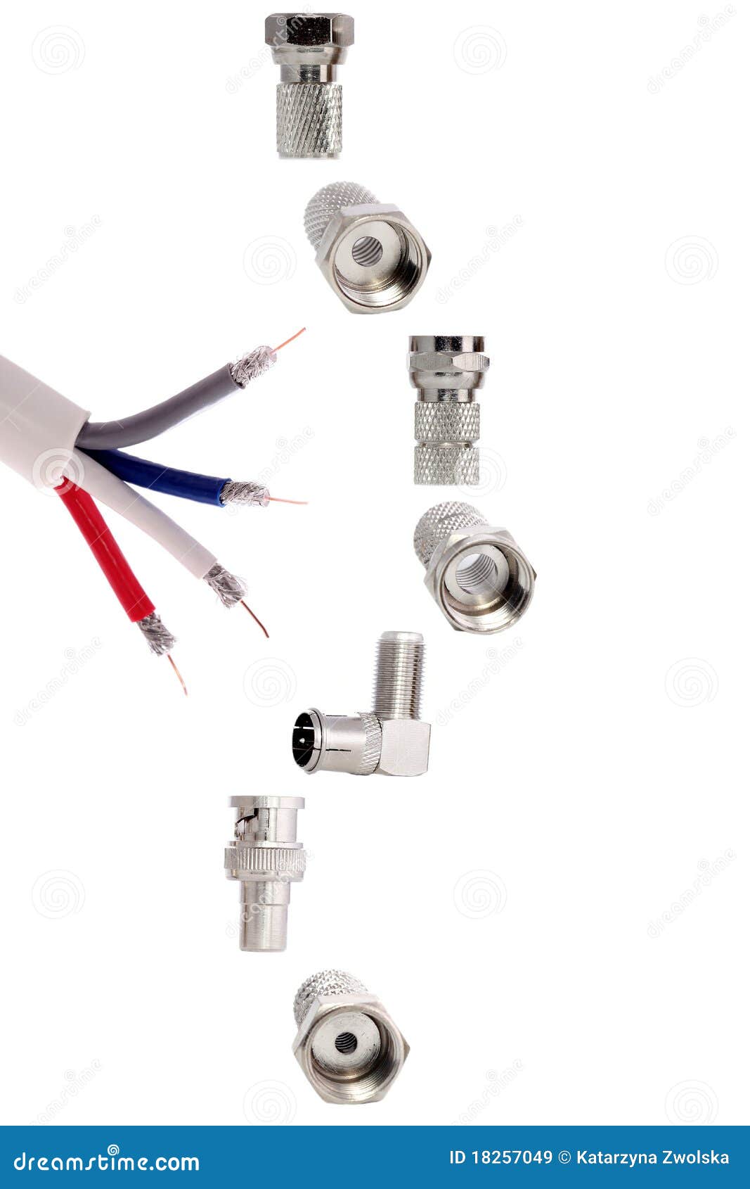 CATV equipment stock image. Image of technology, connector - 18257049