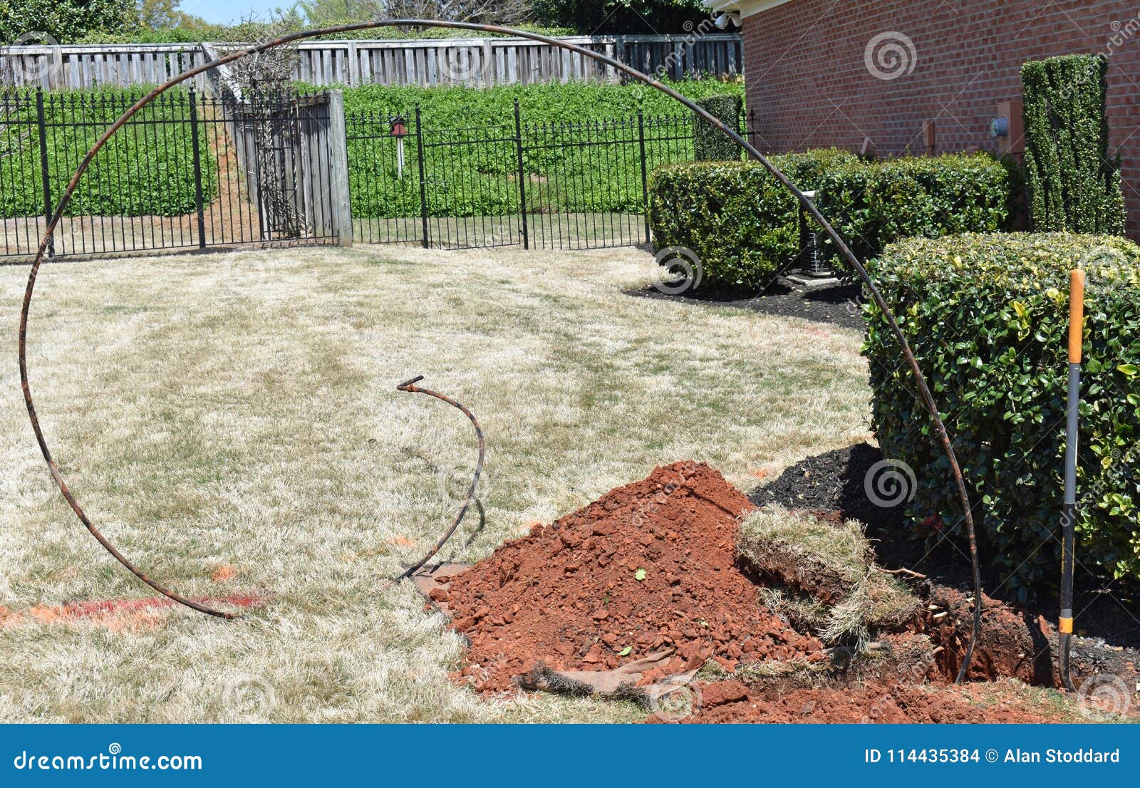 Horizontal Utility Boring for Cable Replacement Stock Photo - Image of ...