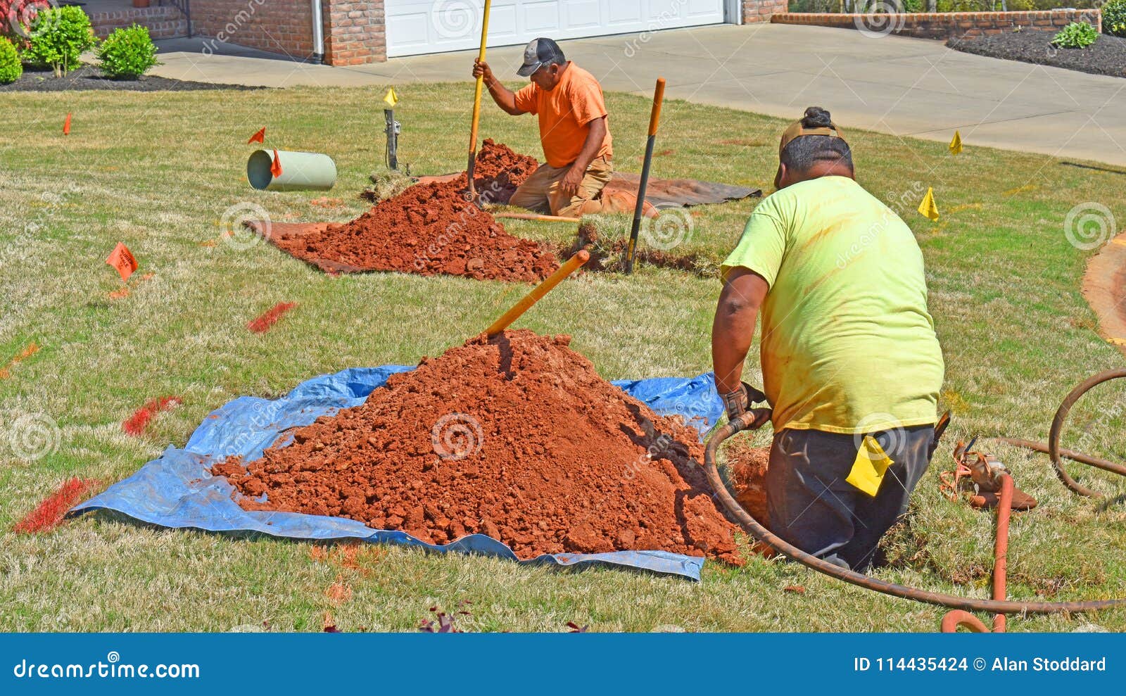 Horizontal Utility Boring for Cable Replacement Editorial Stock Image ...