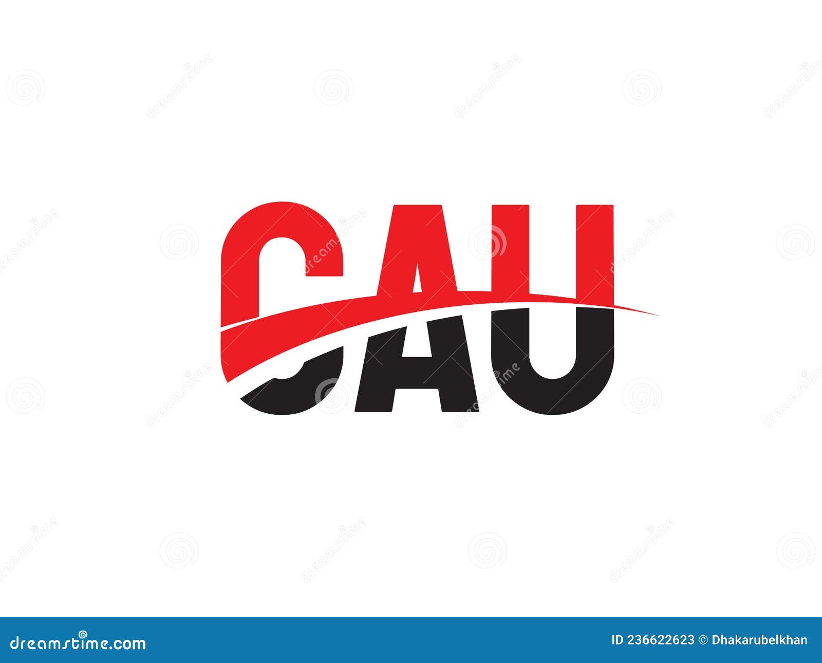 CAU Letter Initial Logo Design Vector Illustration Stock Vector ...